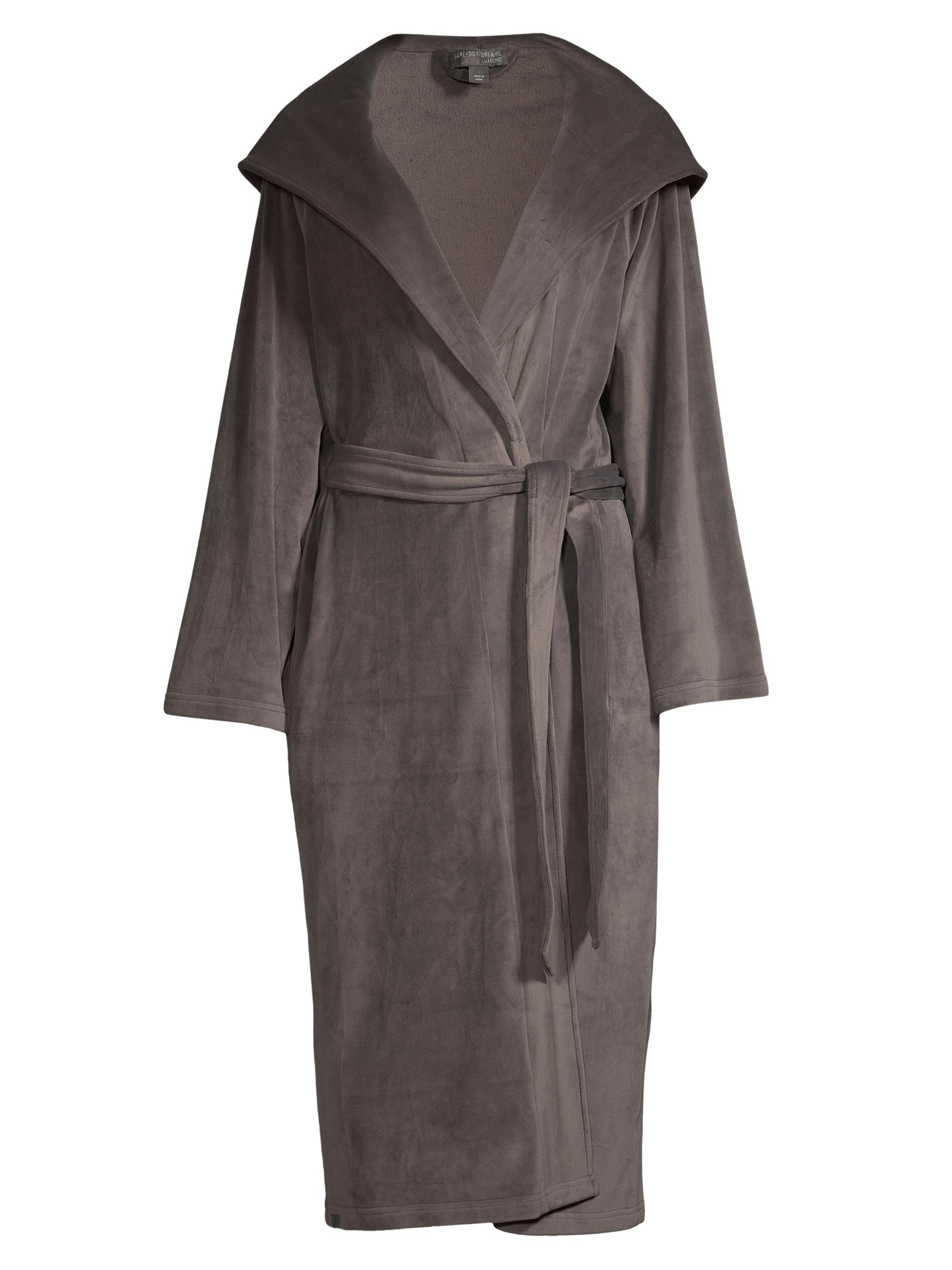 Barefoot Dreams Luxechic® Belted Hooded Robe | Saks Fifth Avenue