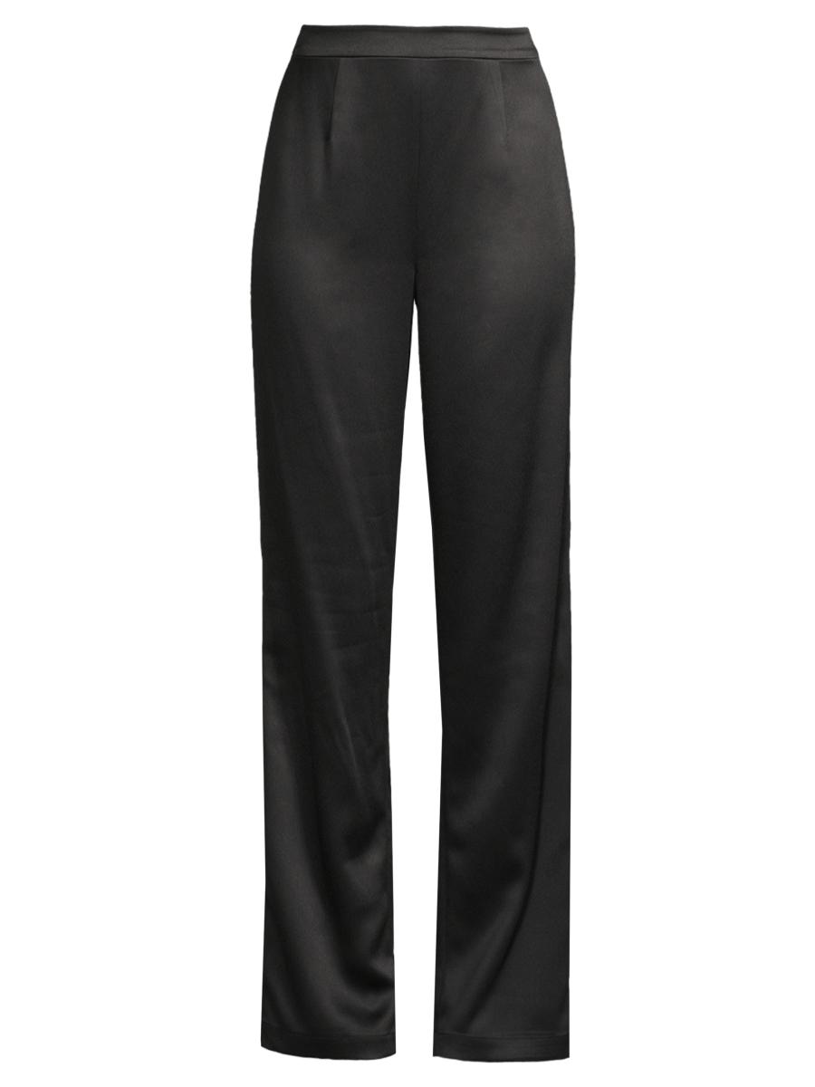 Misook Straight-Leg Satin Pants | Saks Fifth Avenue