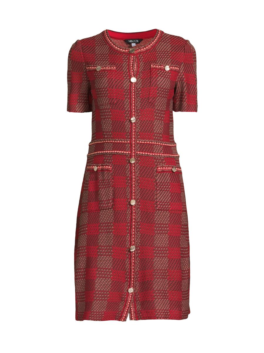 Misook Tweed Modern-Fit Sheath Dress | Saks Fifth Avenue