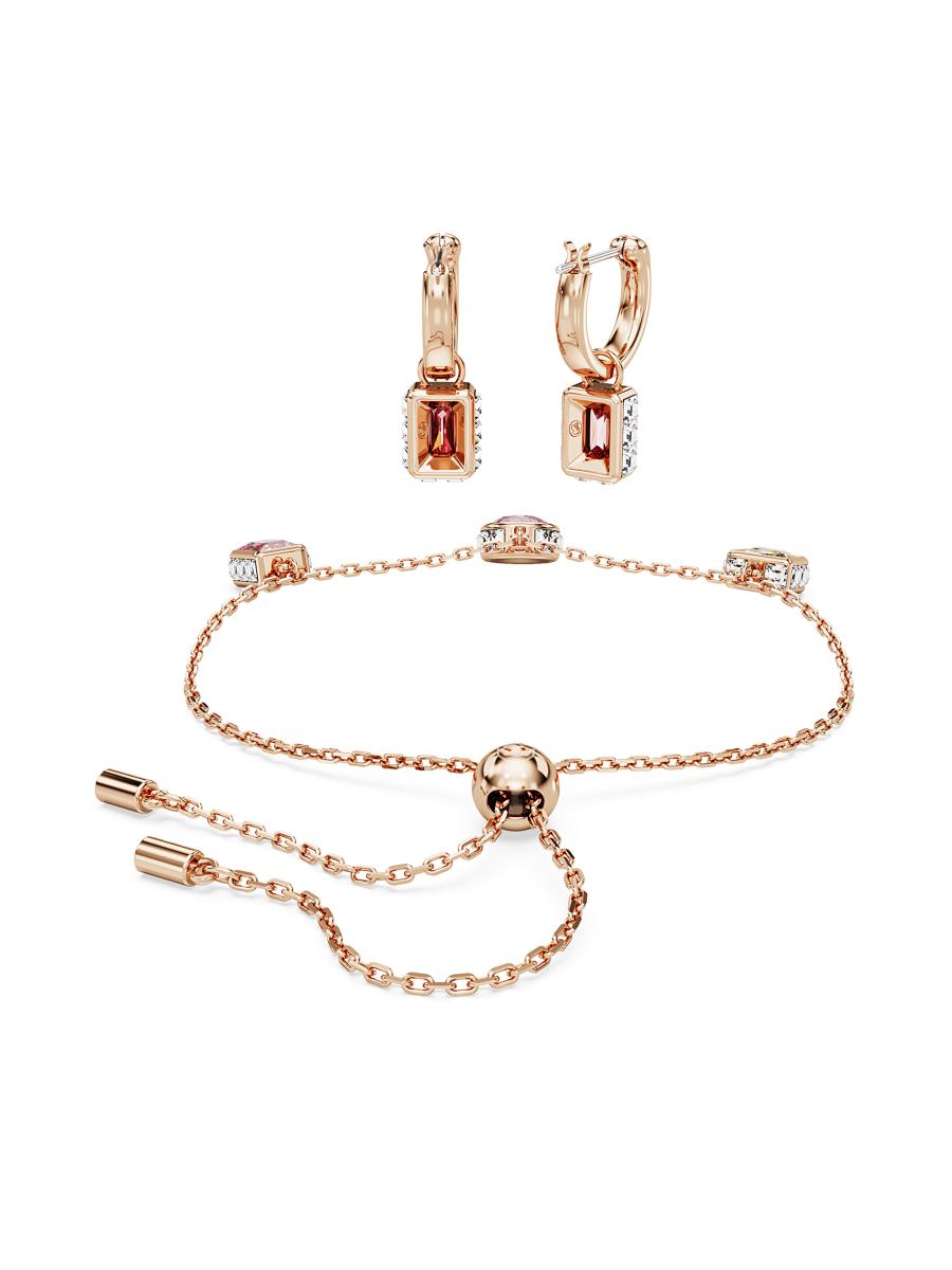 Swarovski Stilla Rose Goldtone & Crystal 2-Piece Gift Set | Saks Fifth ...