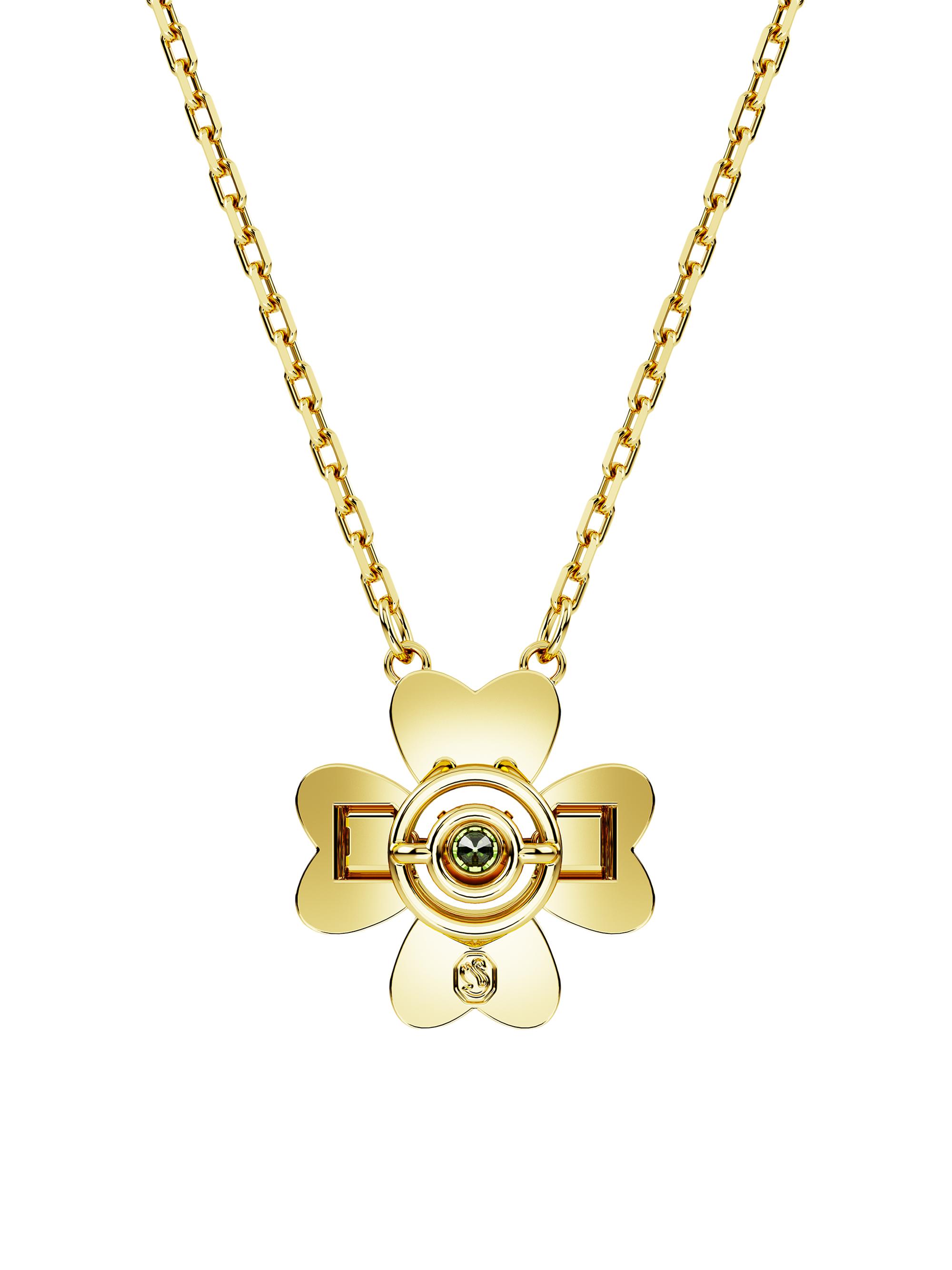 Swarovski Idyllia Goldtone & Crystal Clover Pendant Necklace | Saks ...