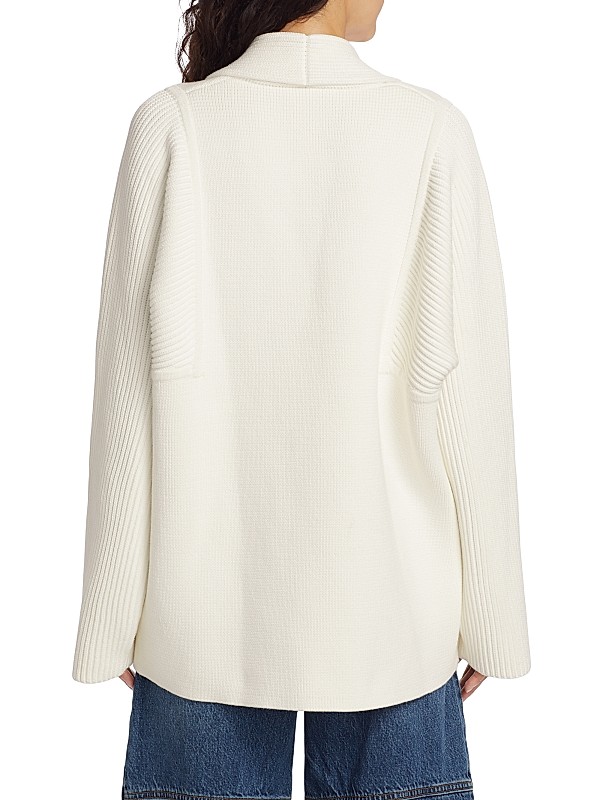 Shop Co Double-Breasted Cotton-Blend Cardigan | Saks Fifth Shop Co Double-Breasted Cotton-Blend Cardigan | Saks Fifth