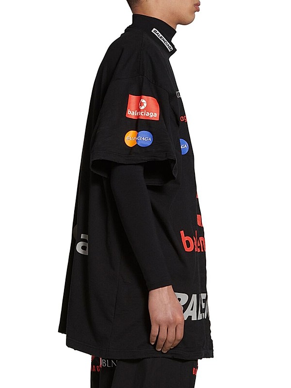 Shop Balenciaga Top League T-shirt Oversized | Saks Fifth Avenue Shop Balenciaga Top League T-shirt Oversized | Saks Fifth Avenue