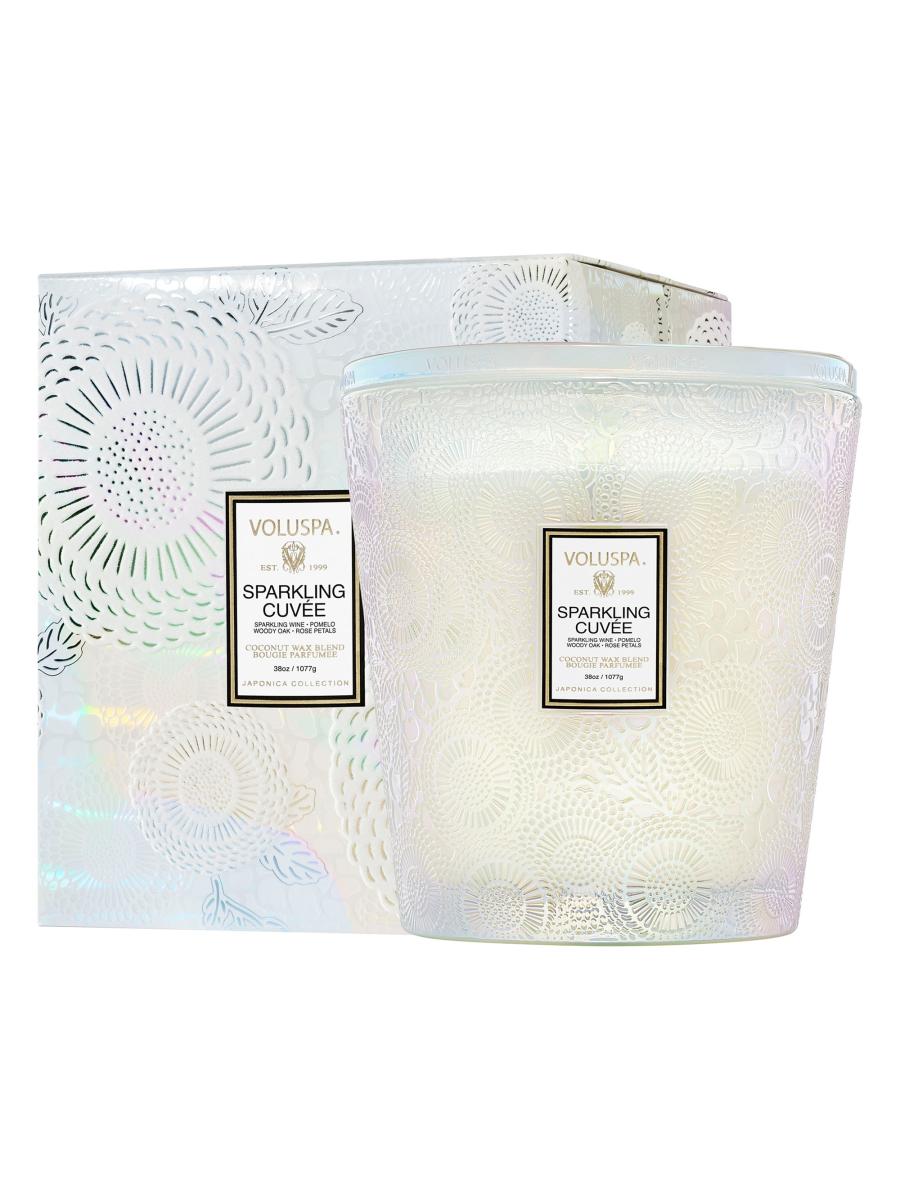 Voluspa Sparkling Cuvée 3-Wick Hearth Candle | Saks Fifth Avenue