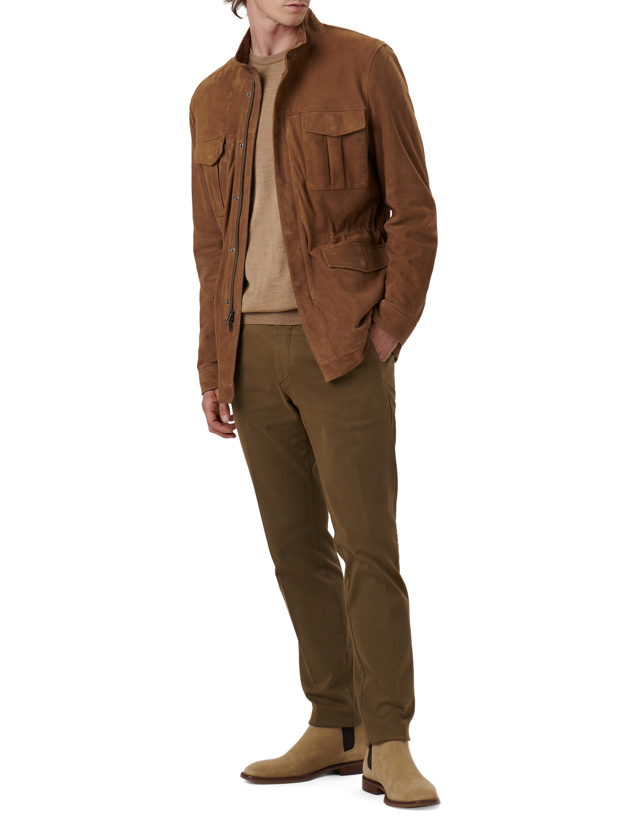 Bugatchi Leather Field Jacket | Saks Fifth Avenue