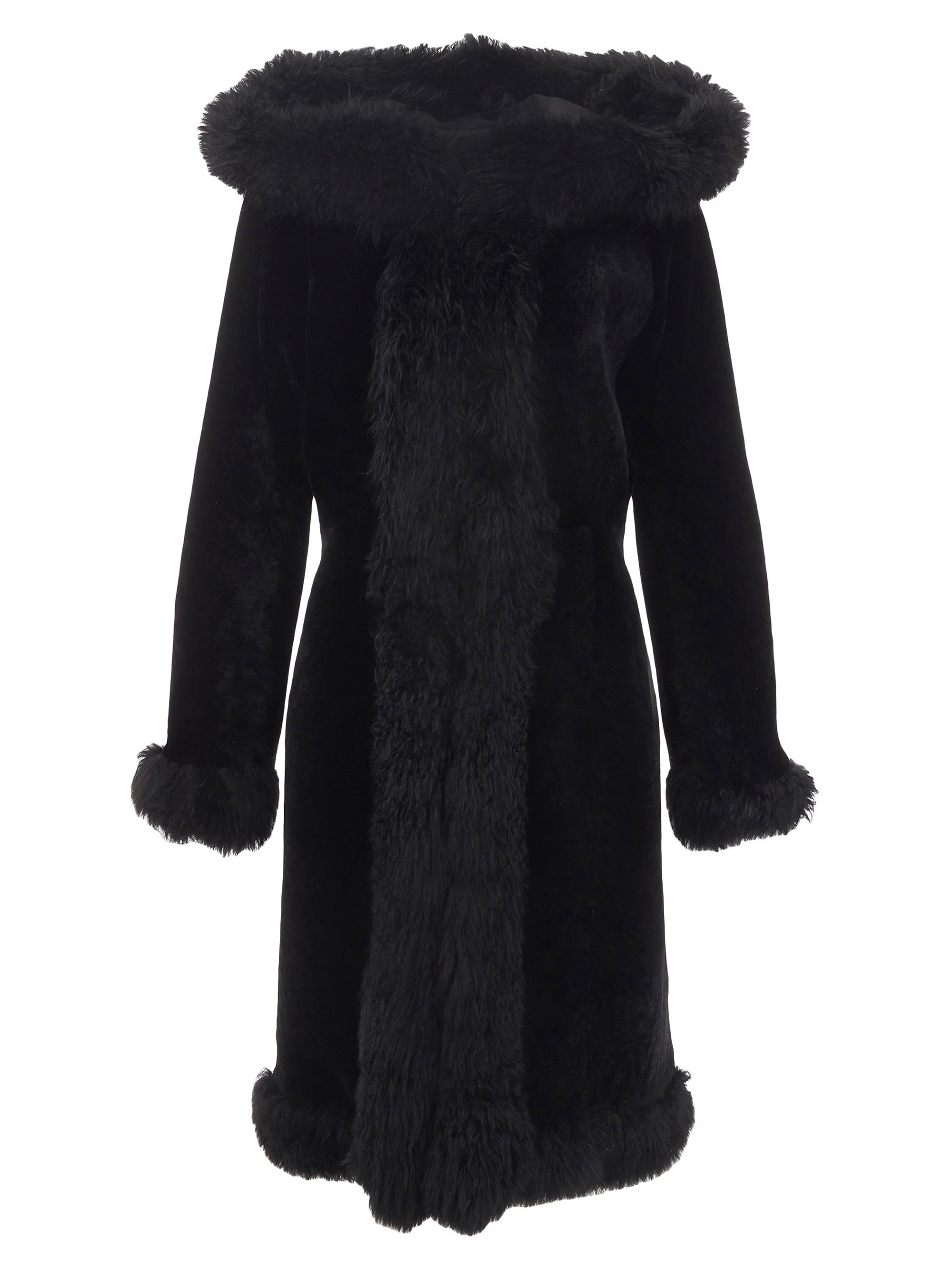 Shop Gorski Reversible Shearling Lamb Parka With Cashmere Goat Trim ...