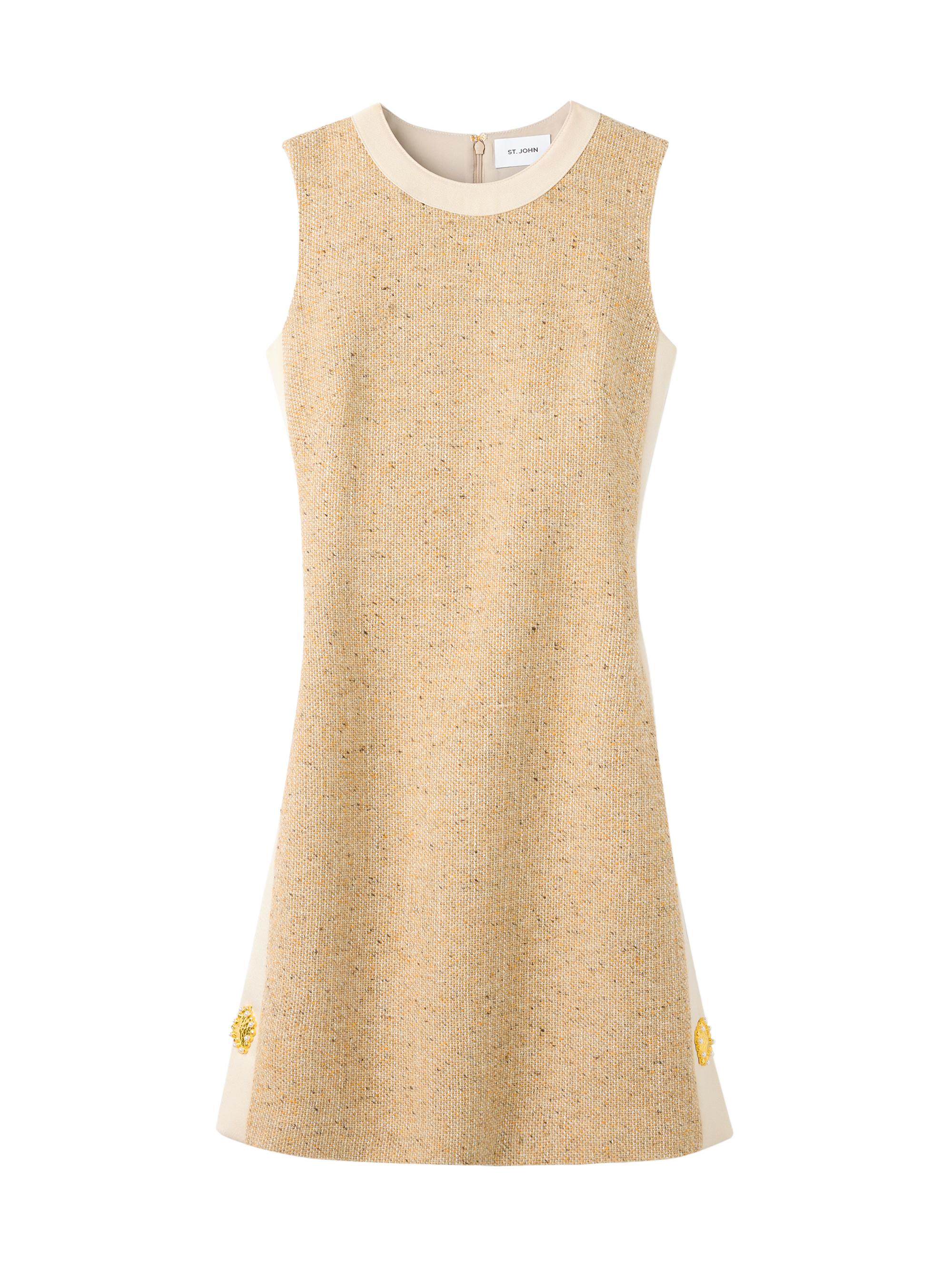 Shop St. John Tweed Shift Dress | Saks Fifth Avenue