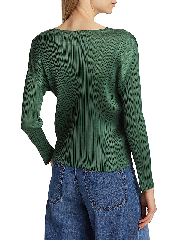 Shop Pleats Please Issey Miyake December Pleated Top | Saks Shop Pleats Please Issey Miyake December Pleated Top | Saks