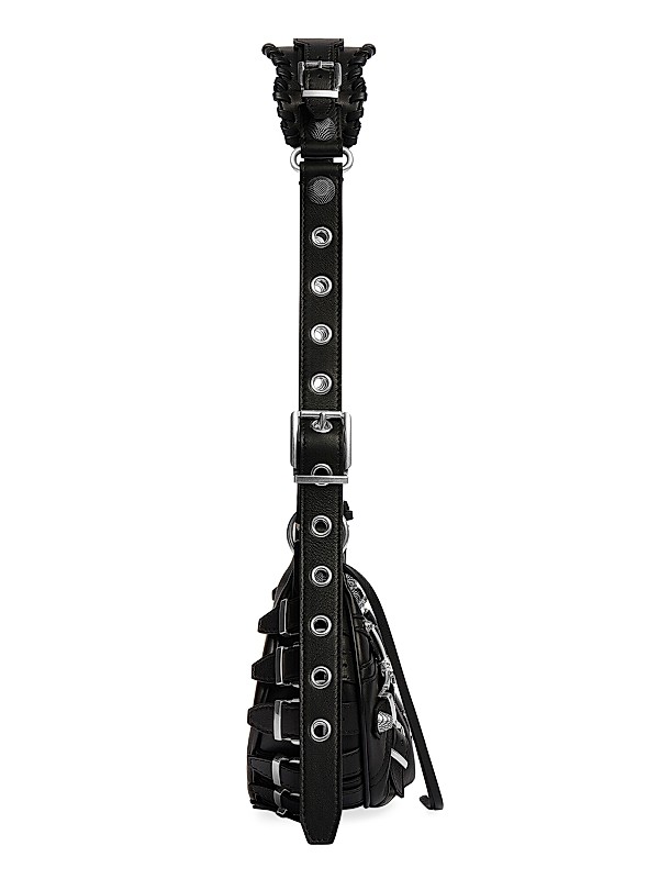 Shop Balenciaga Le Cagole XS Shoulder Bag With Buckles Shop Balenciaga Le Cagole XS Shoulder Bag With Buckles