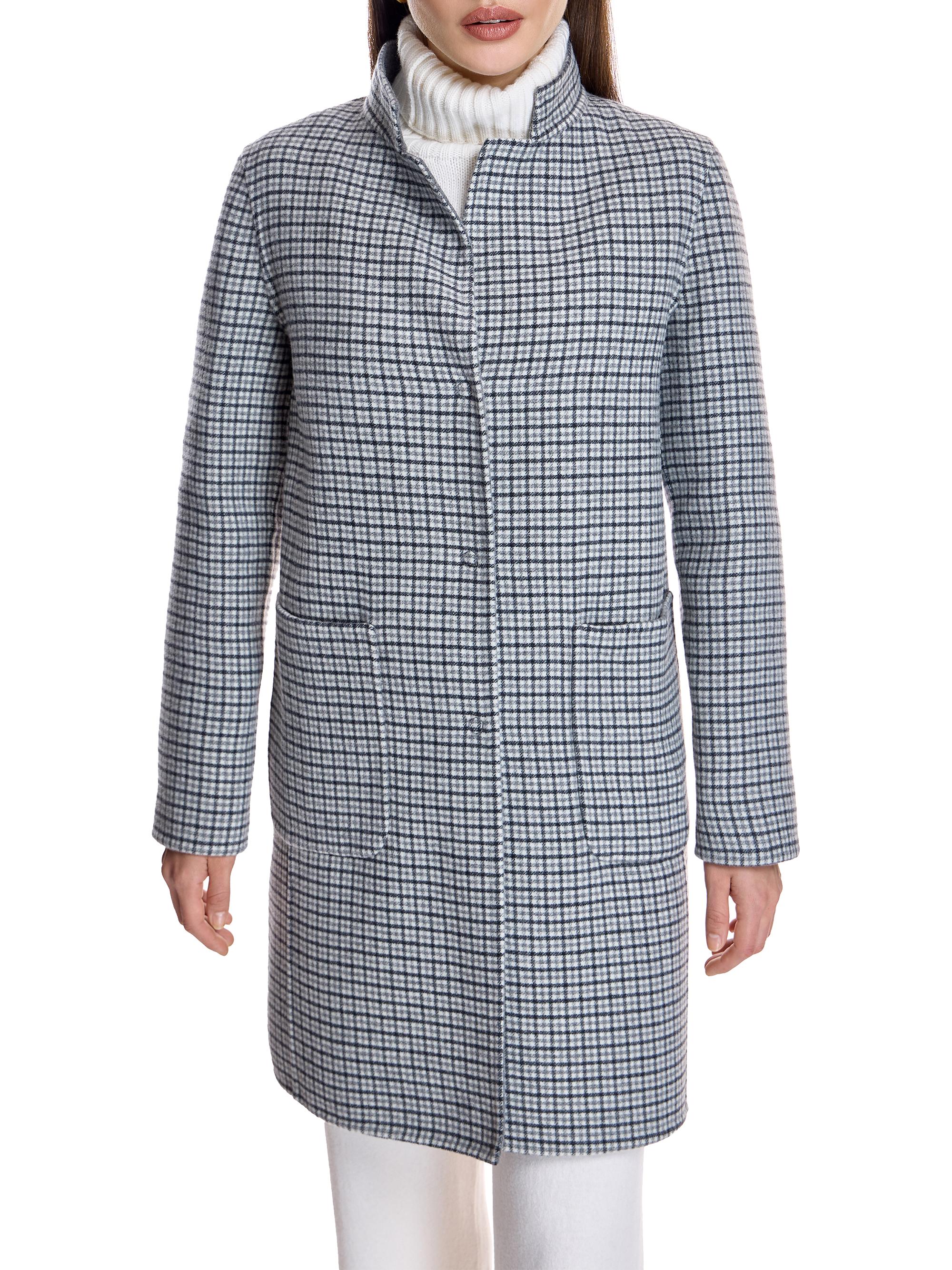 Maximilian Reversible Microcheck Coat | Saks Fifth Avenue