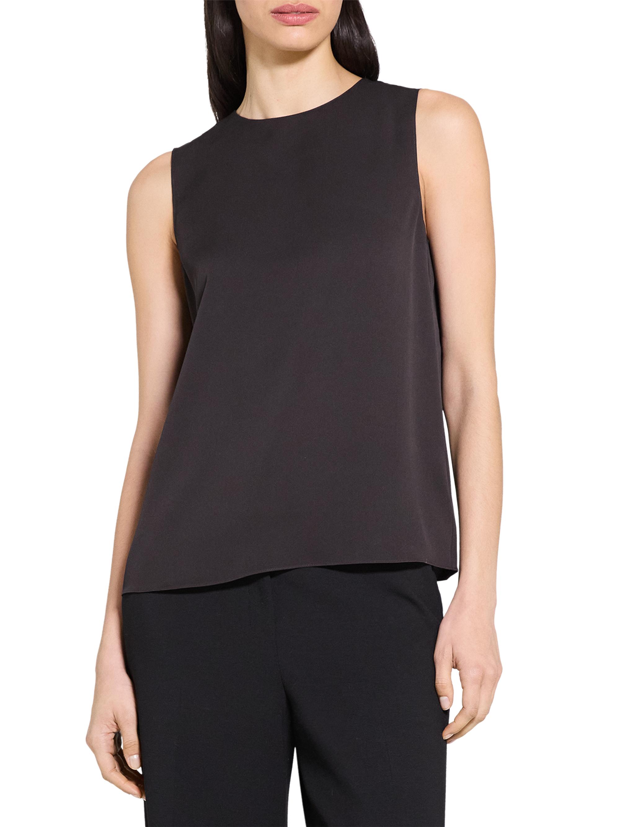 Theory Sleeveless Silk Top | Saks Fifth Avenue