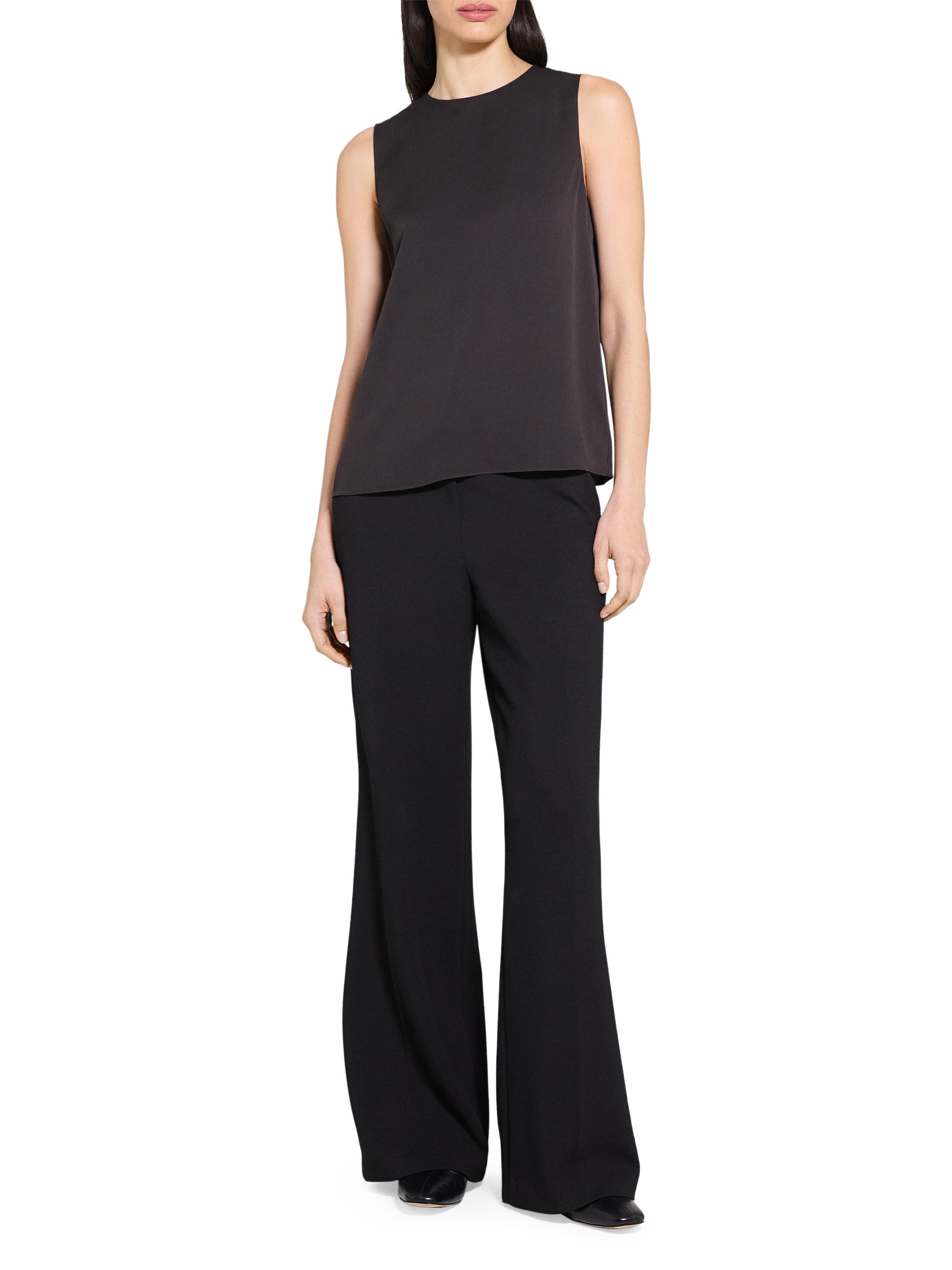 Theory Sleeveless Silk Top | Saks Fifth Avenue