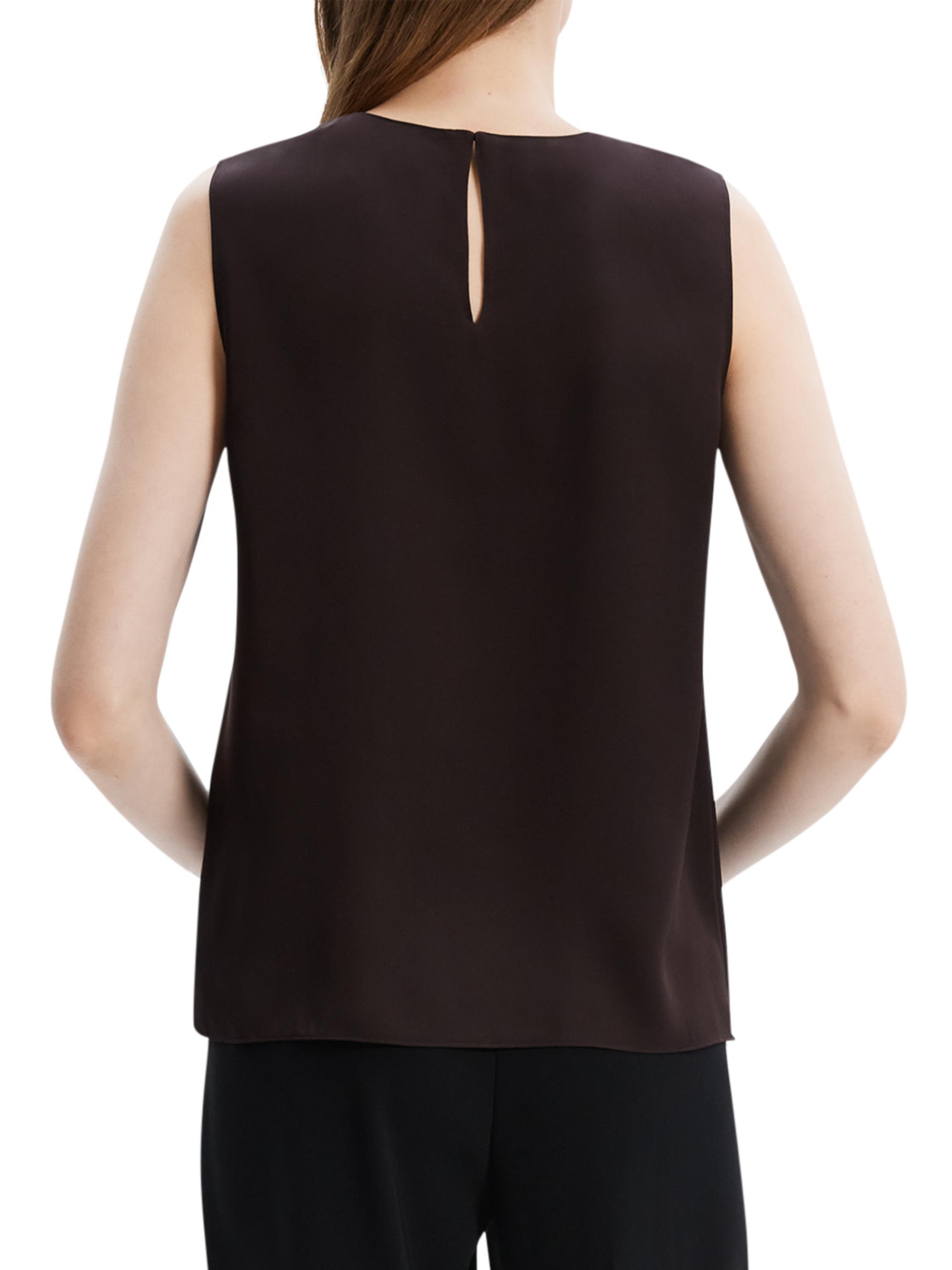 Theory Sleeveless Silk Top | Saks Fifth Avenue