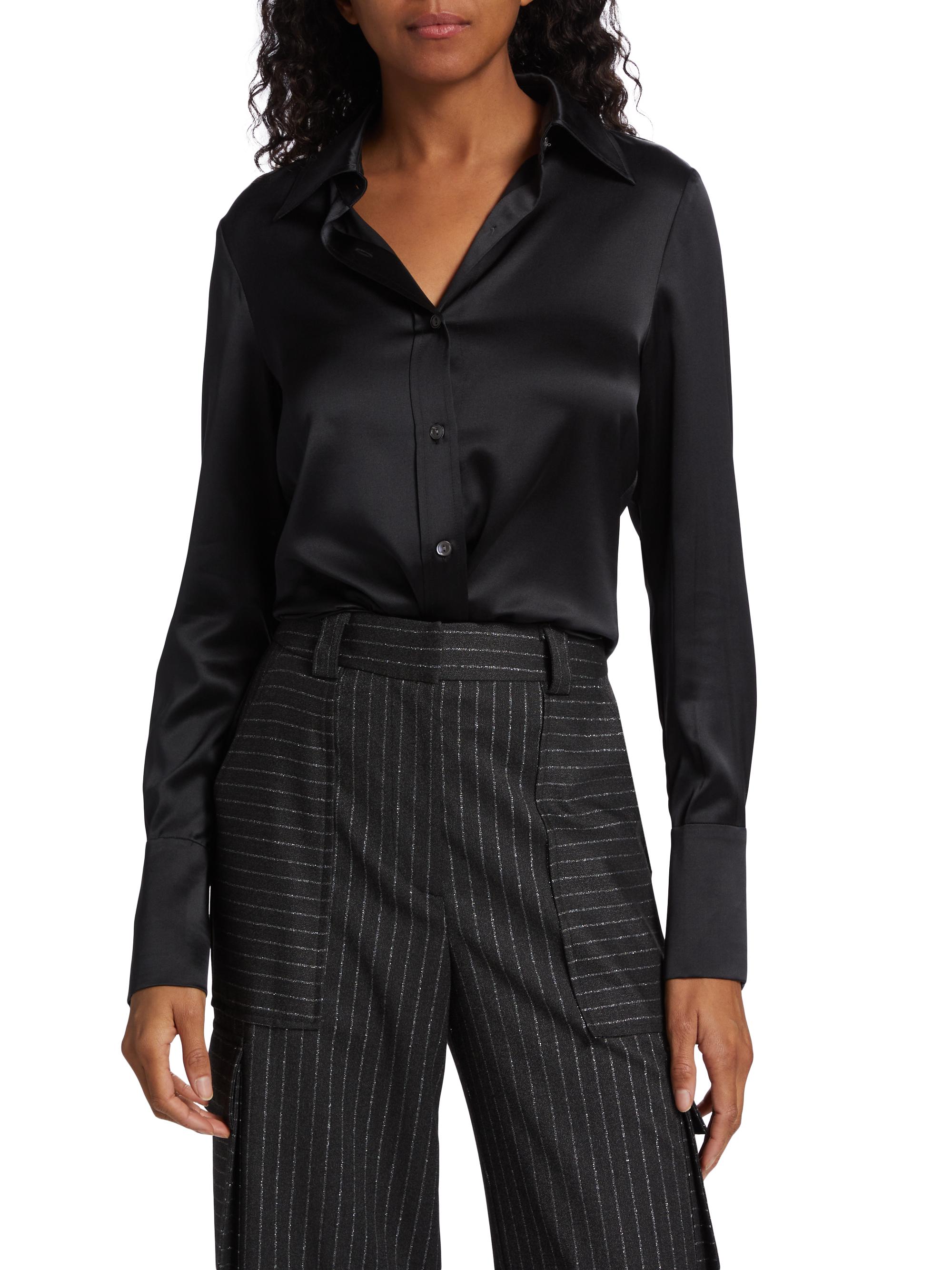 Ramy Brook Victoria Satin Shirt | Saks Fifth Avenue