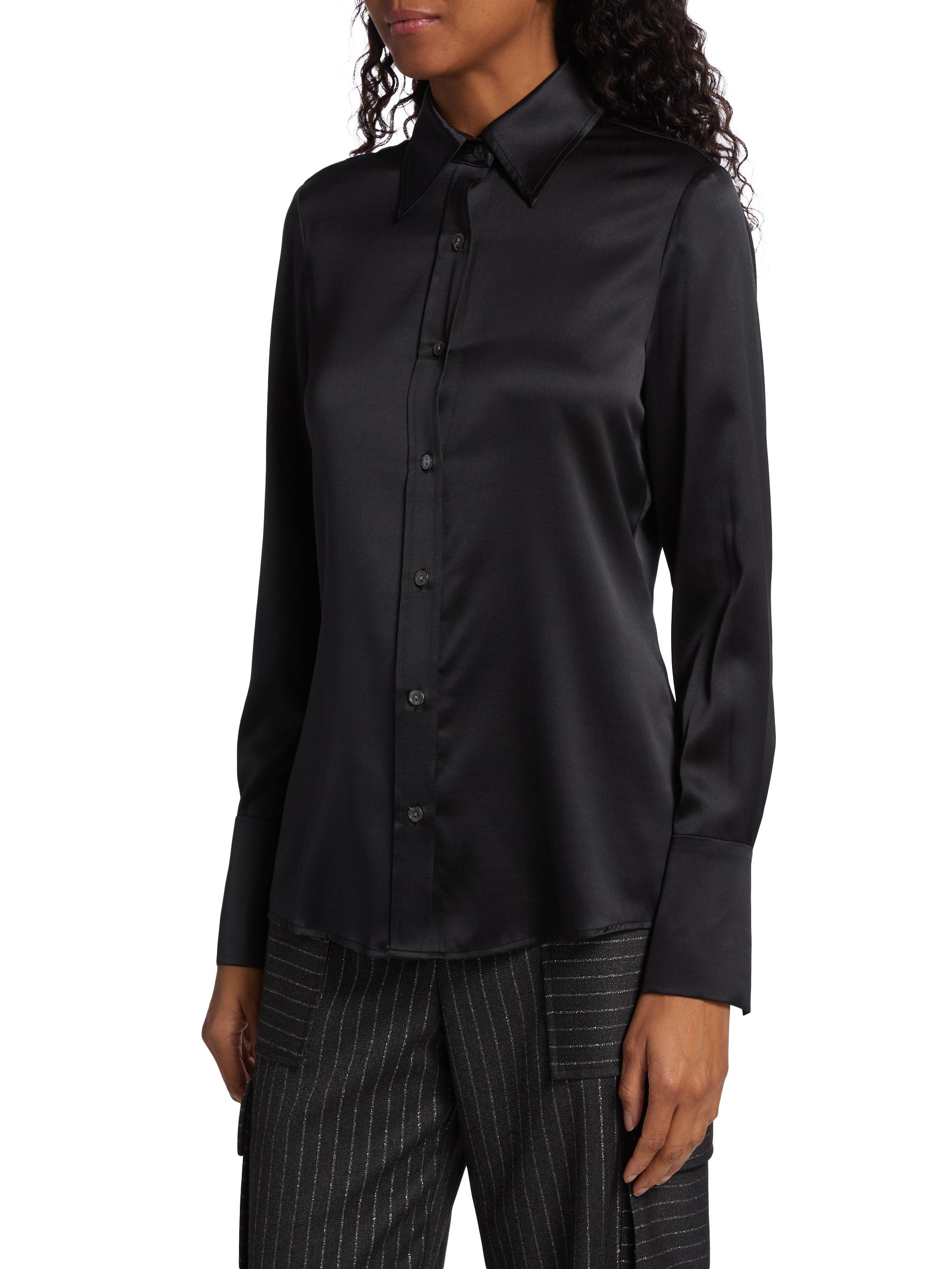 Ramy Brook Victoria Satin Shirt | Saks Fifth Avenue