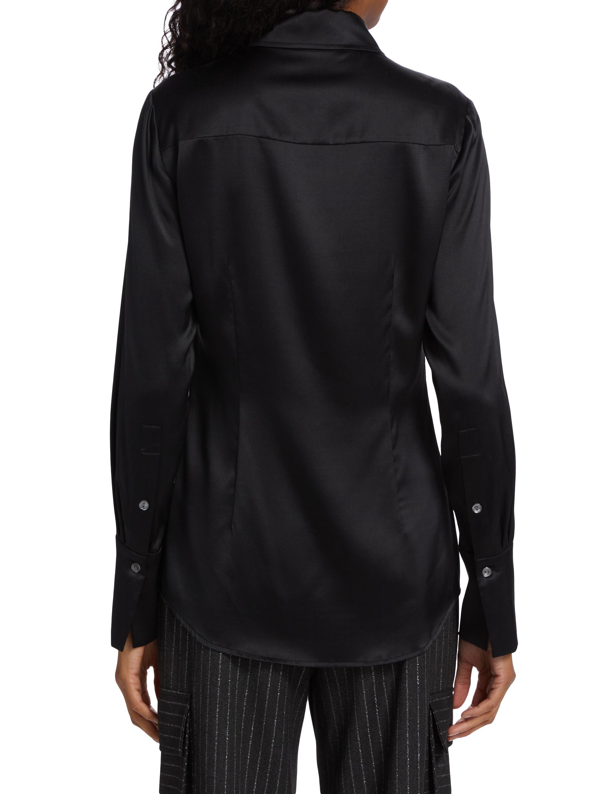 Ramy Brook Victoria Satin Shirt | Saks Fifth Avenue