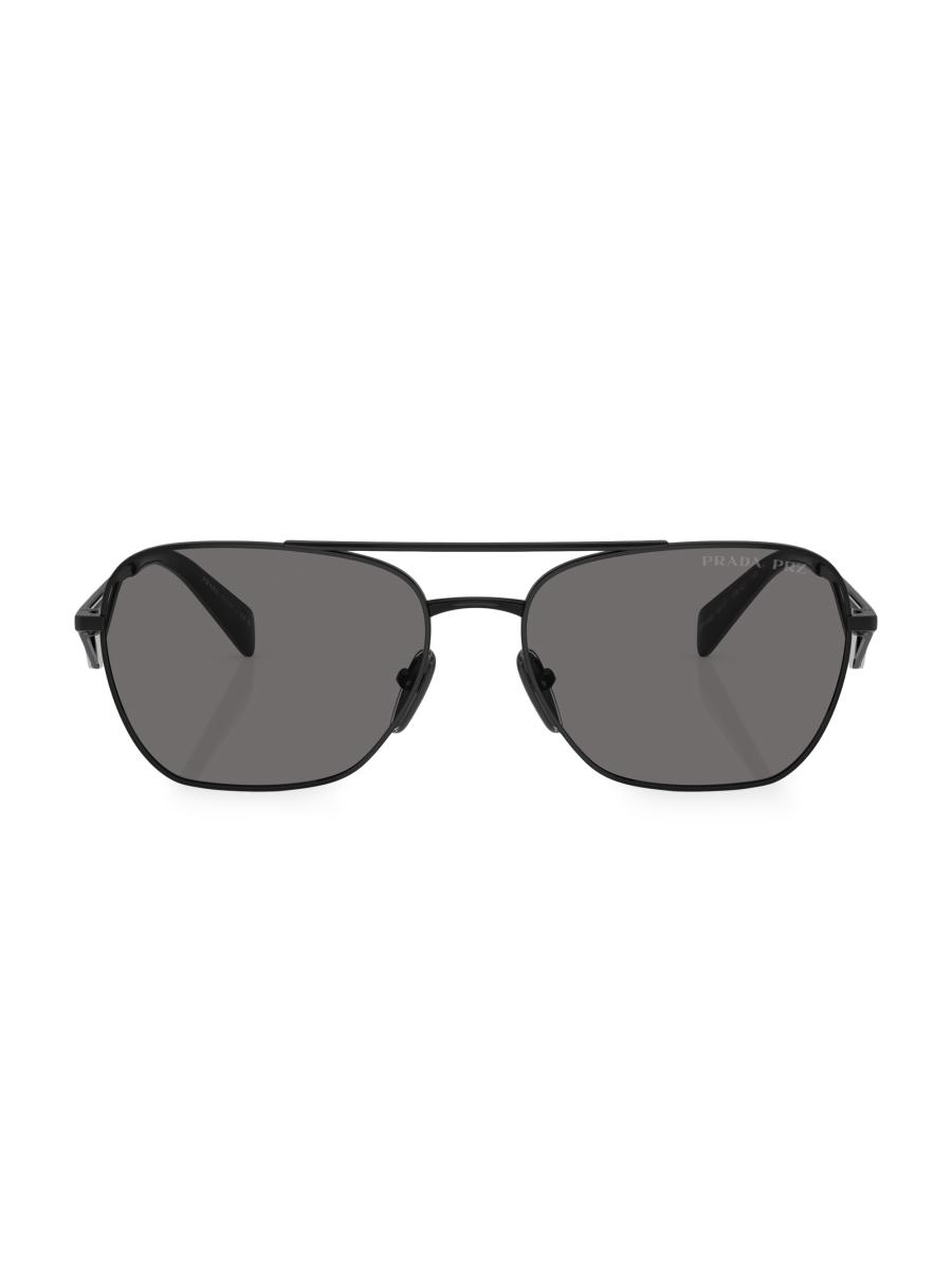 Shop Prada 59MM Navigator Sunglasses | Saks Fifth Avenue