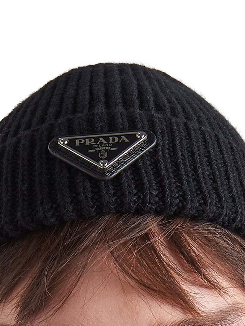Shop Prada Wool and Cashmere Beanie | Saks Fifth Avenue Shop Prada Wool and Cashmere Beanie | Saks Fifth Avenue