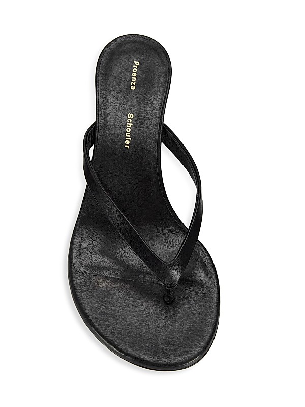Shop Proenza Schouler 65MM Leather Spike Flip-Flops | Saks Shop Proenza Schouler 65MM Leather Spike Flip-Flops | Saks