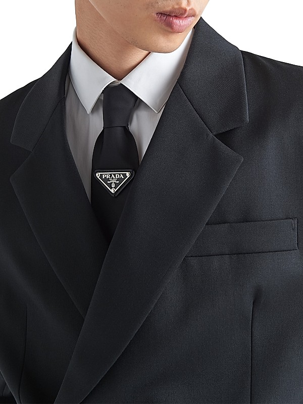 Shop Prada Re-Nylon Gabardine Tie | Saks Fifth Avenue Shop Prada Re-Nylon Gabardine Tie | Saks Fifth Avenue