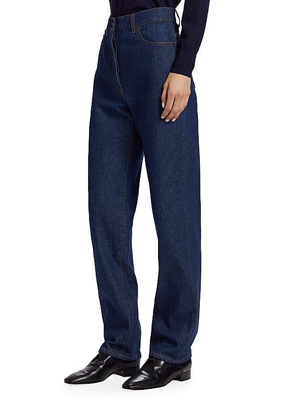 Shop The Row Borjis High-Rise Tapered Jeans | Saks Fifth Avenue Shop The Row Borjis High-Rise Tapered Jeans | Saks Fifth Avenue