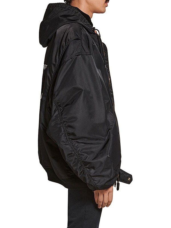 Shop Balenciaga WFP Light Hooded Bomber Jacket | Saks Fifth Shop Balenciaga WFP Light Hooded Bomber Jacket | Saks Fifth