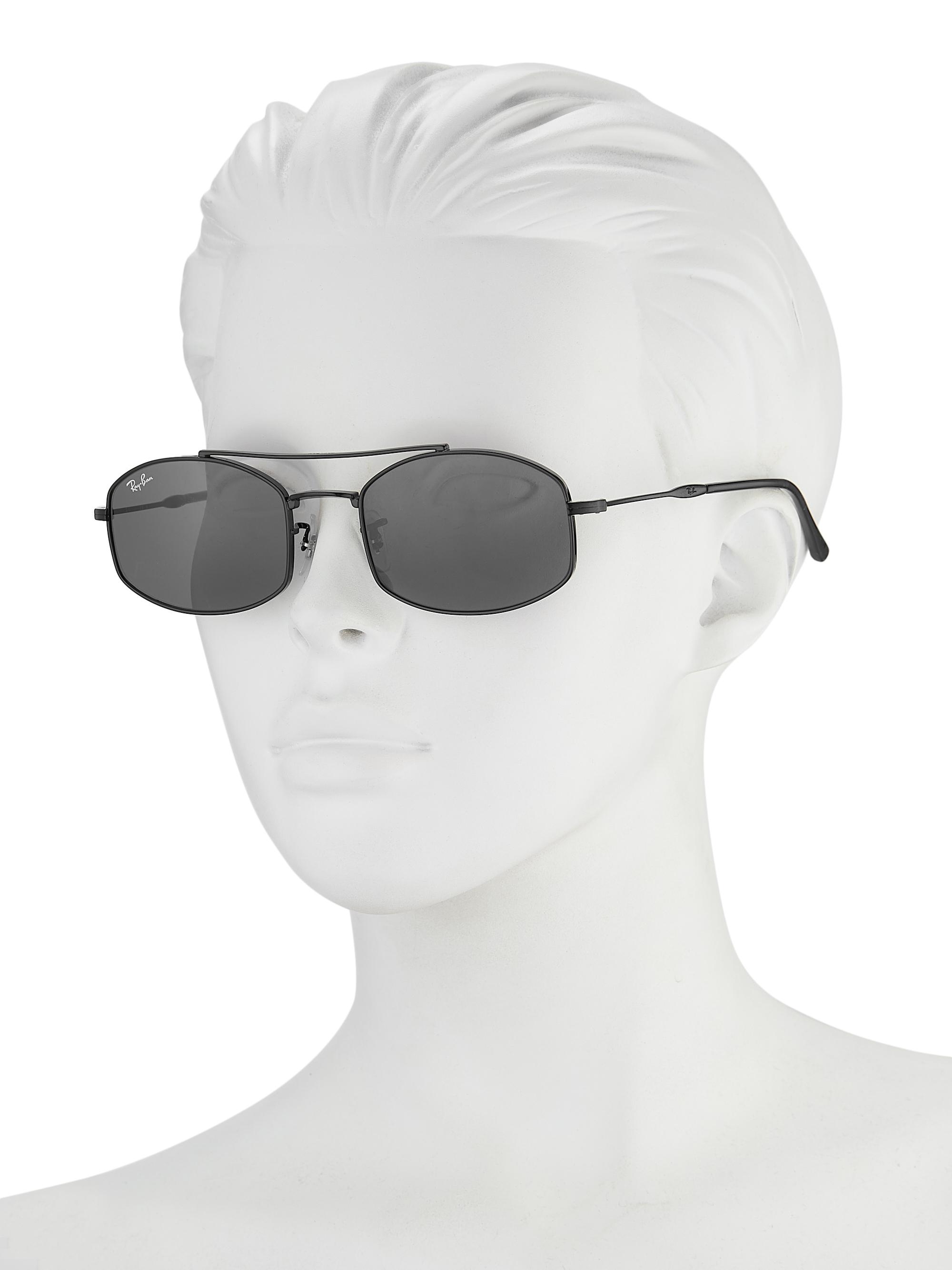 Ray-Ban RB3719 54MM Oval Sunglasses | Saks Fifth Avenue