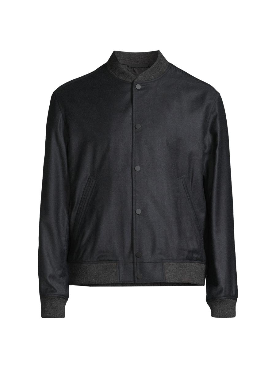 Theory Wool Varsity Bomber Jacket | Saks Fifth Avenue