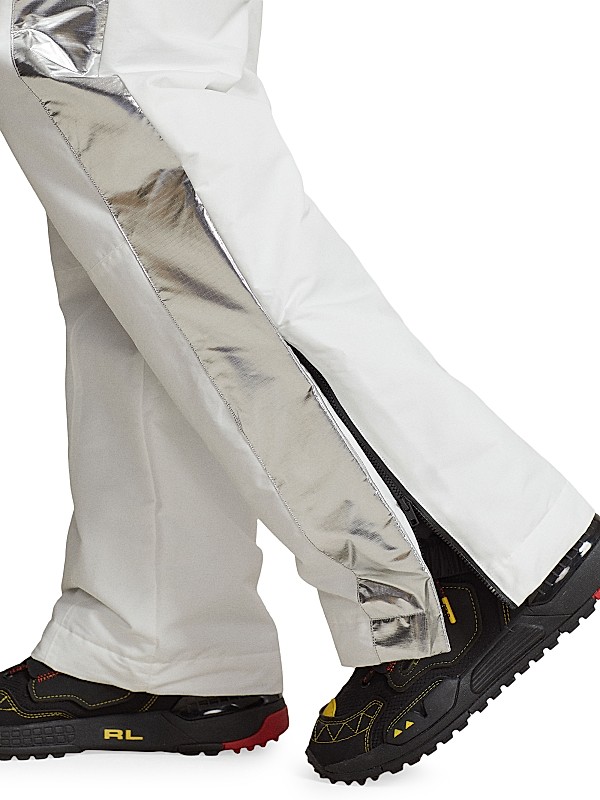 Shop Polo Ralph Lauren Scrubs Metallic High-Rise Ski Pants Shop Polo Ralph Lauren Scrubs Metallic High-Rise Ski Pants