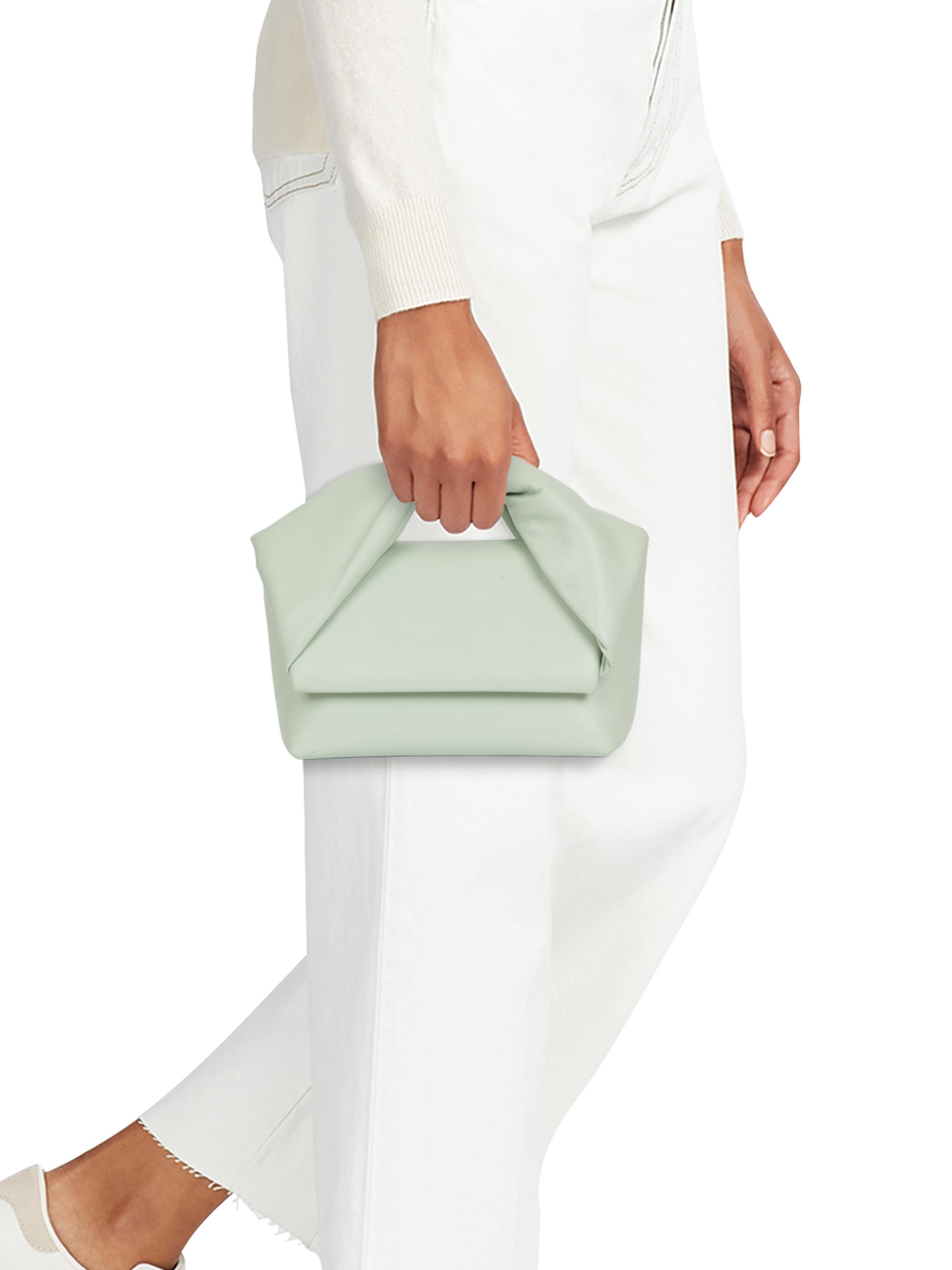 JW Anderson Midi Twister Leather Top-Handle Bag | Saks Fifth Avenue