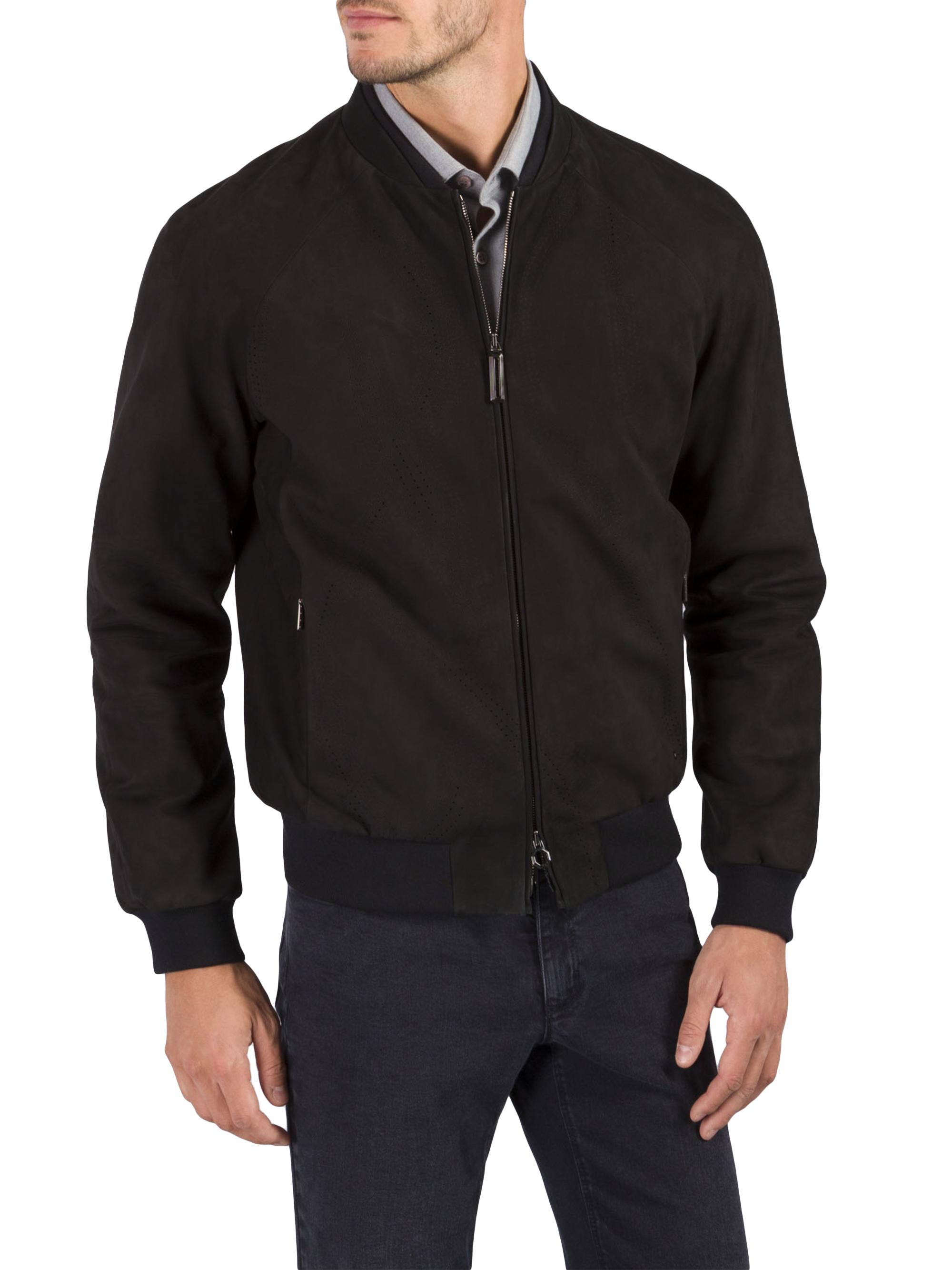 Stefano Ricci Calfskin Leather Blouson Jacket | Saks Fifth Avenue