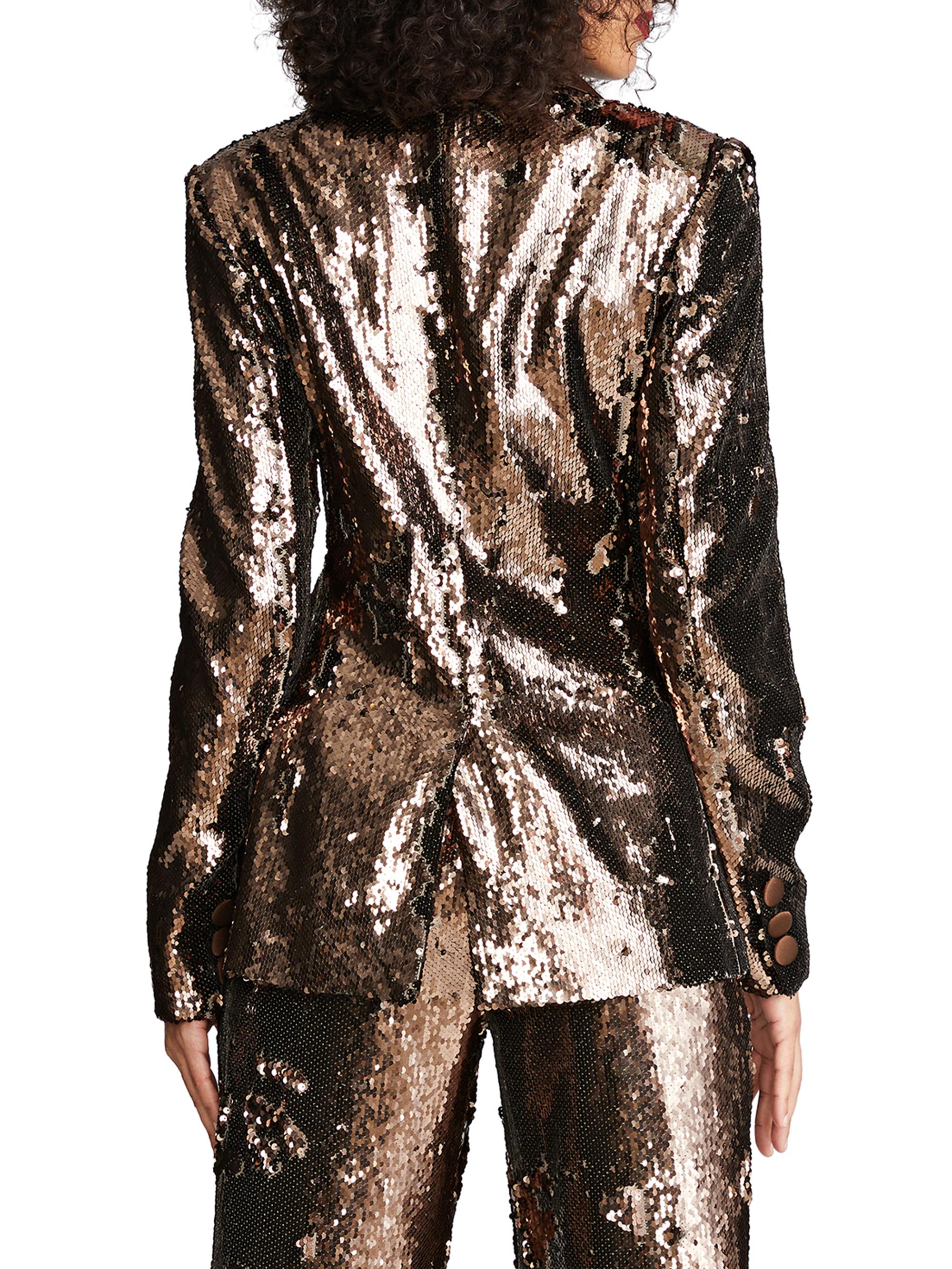 Halston Ameri Sequin-Embellished Single-Breasted Blazer | Saks Fifth Avenue