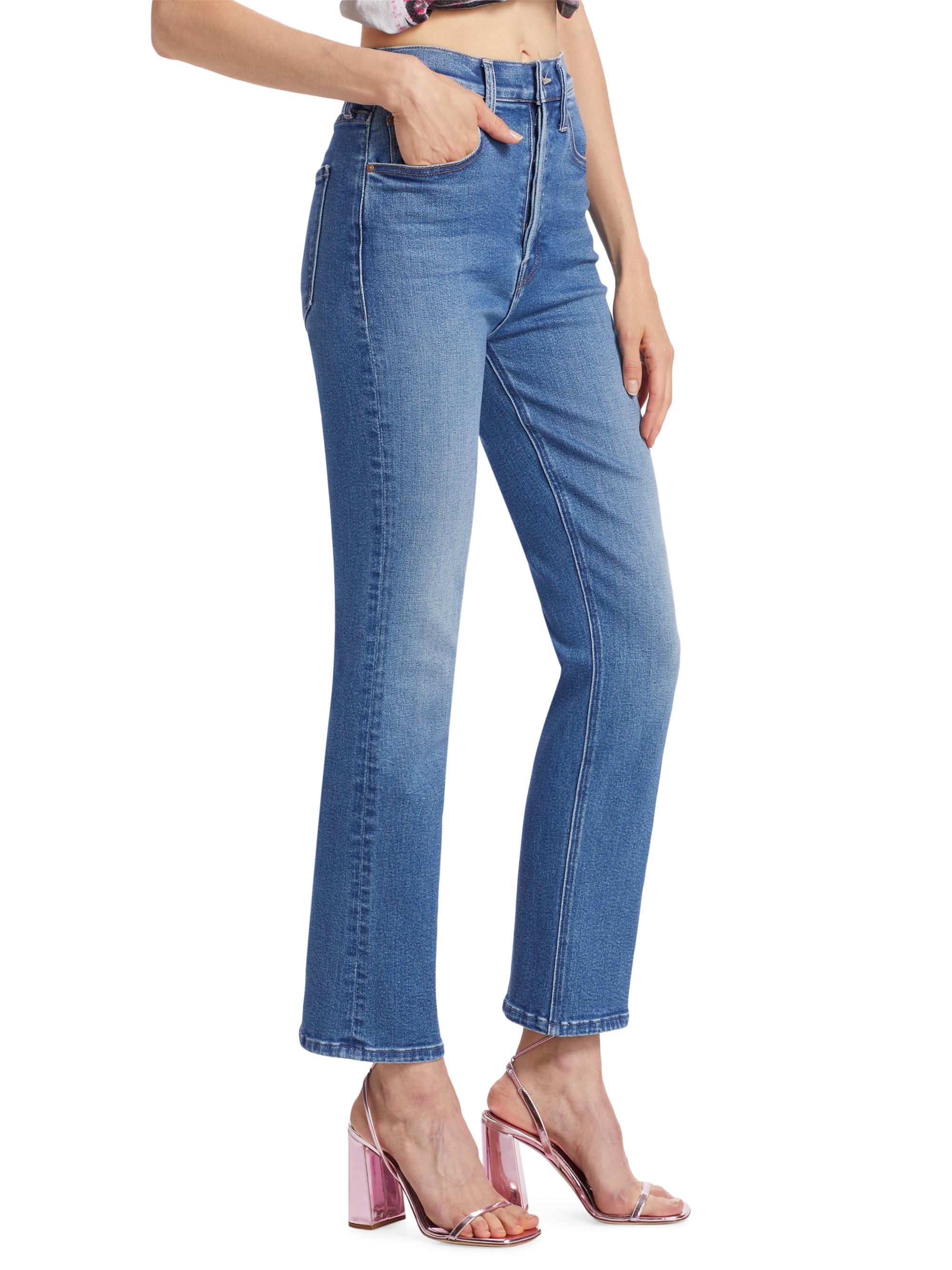 Mother Tripper High-Rise Straight-Leg Jeans | Saks Fifth Avenue