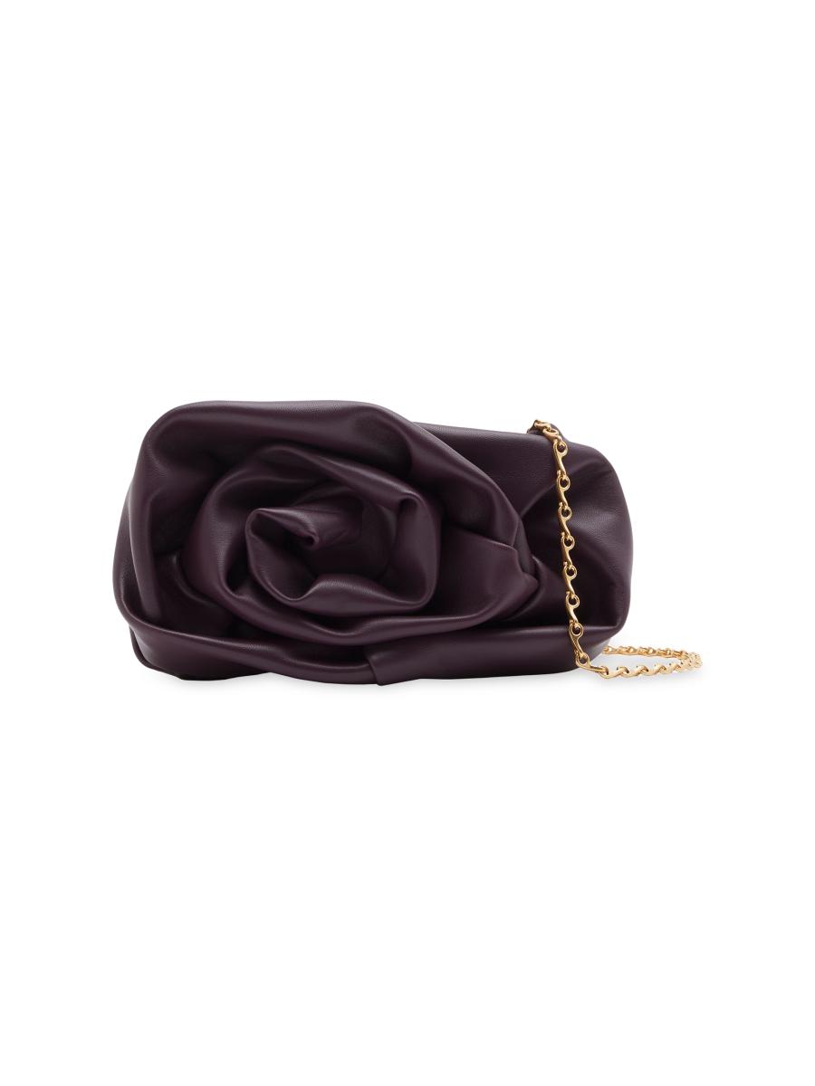 Burberry Rose Leather Chain Clutch | Saks Fifth Avenue