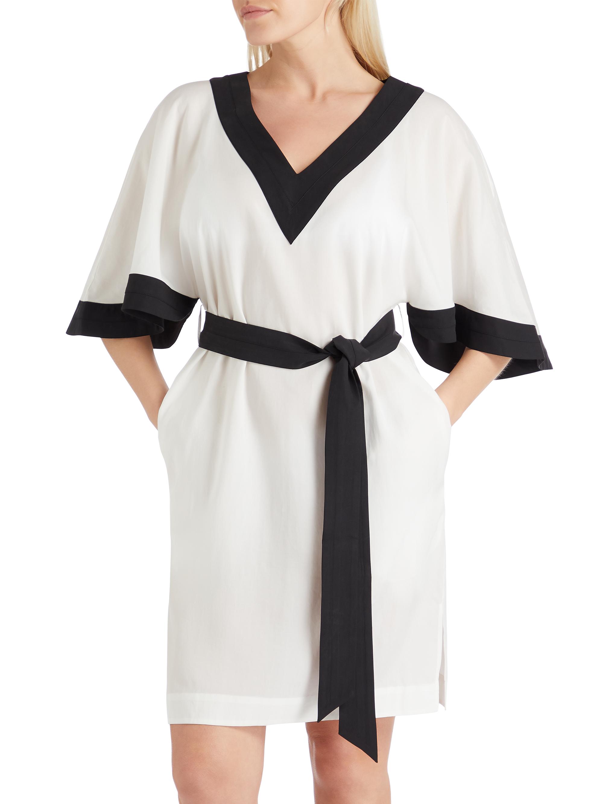 Valimare Casia Tie-Waist Cover-Up Dress | Saks Fifth Avenue