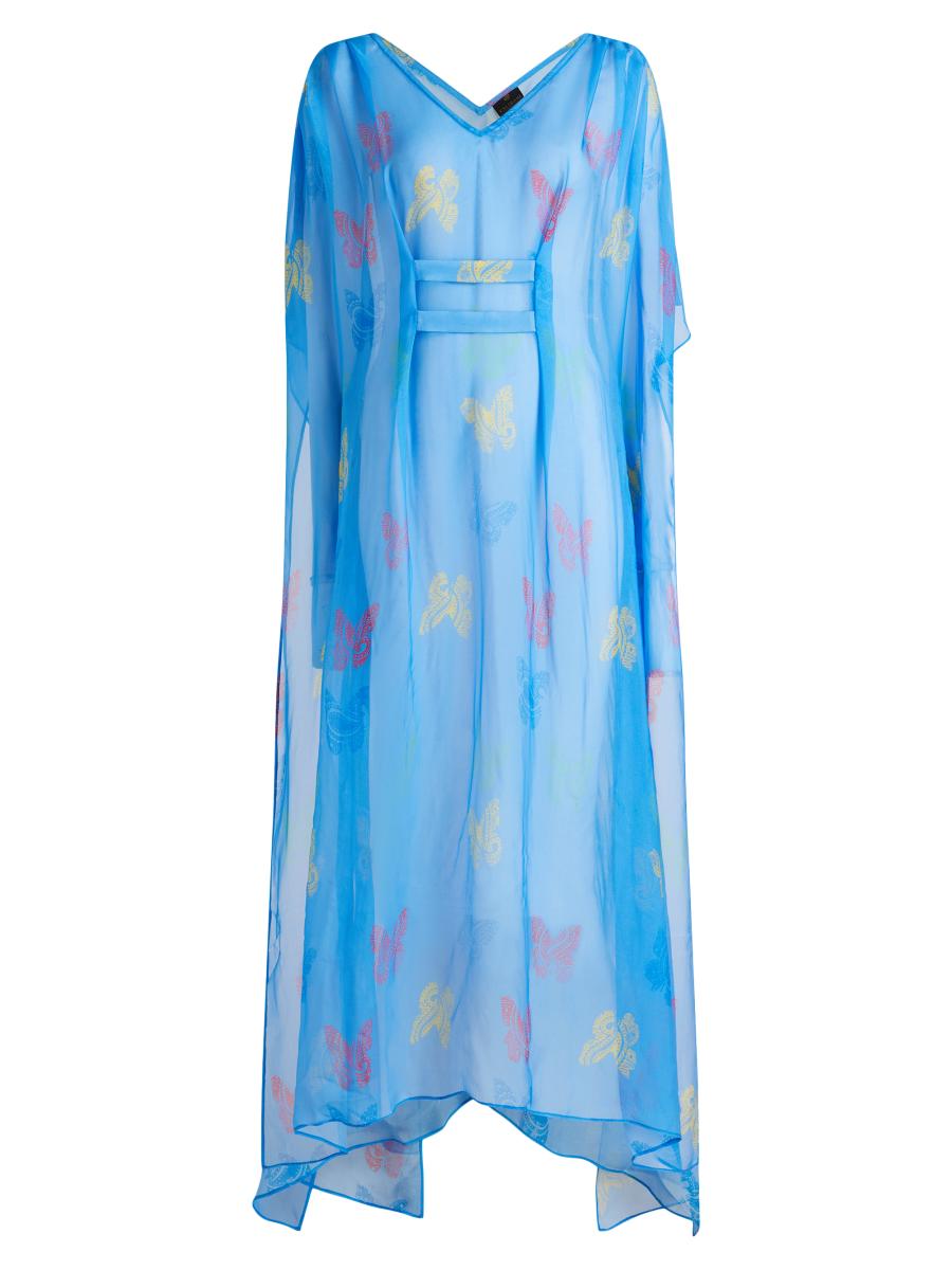 Valimare Florence Silk-Blend Butterfly Cover-Up | Saks Fifth Avenue