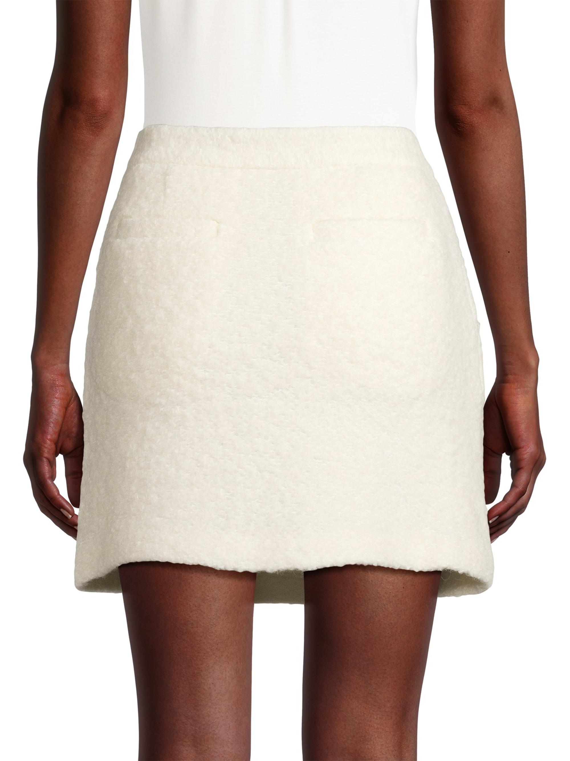 Toccin Addison Wool-Blend Miniskirt | Saks Fifth Avenue