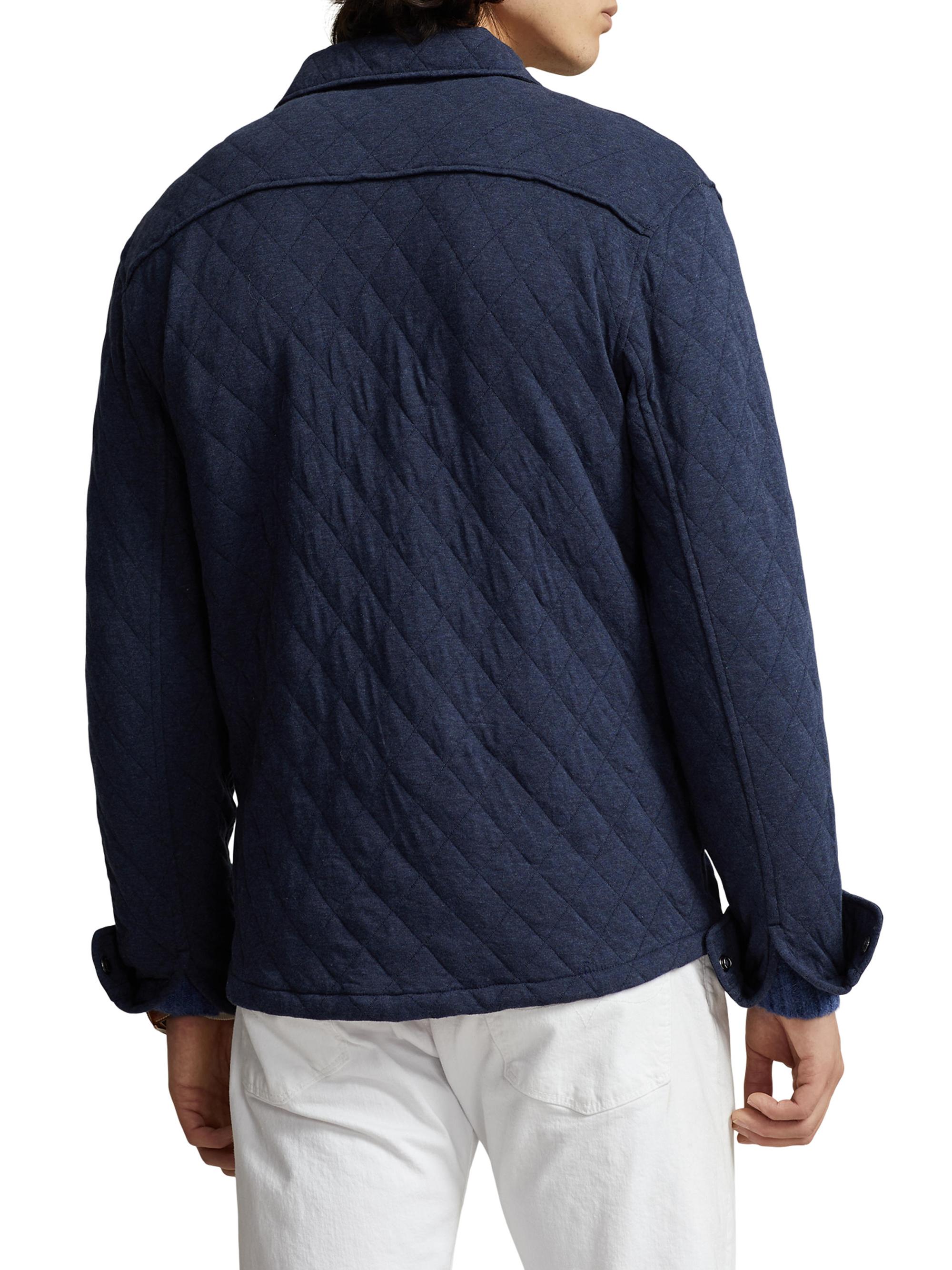 Polo Ralph Lauren Quilted Double-Knit Work Shirt | Saks Fifth Avenue