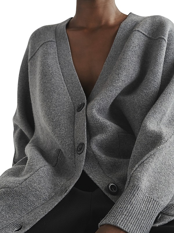 Shop rag & bone Bridget Wool-Blend V-Neck Cardigan | Saks Shop rag & bone Bridget Wool-Blend V-Neck Cardigan | Saks