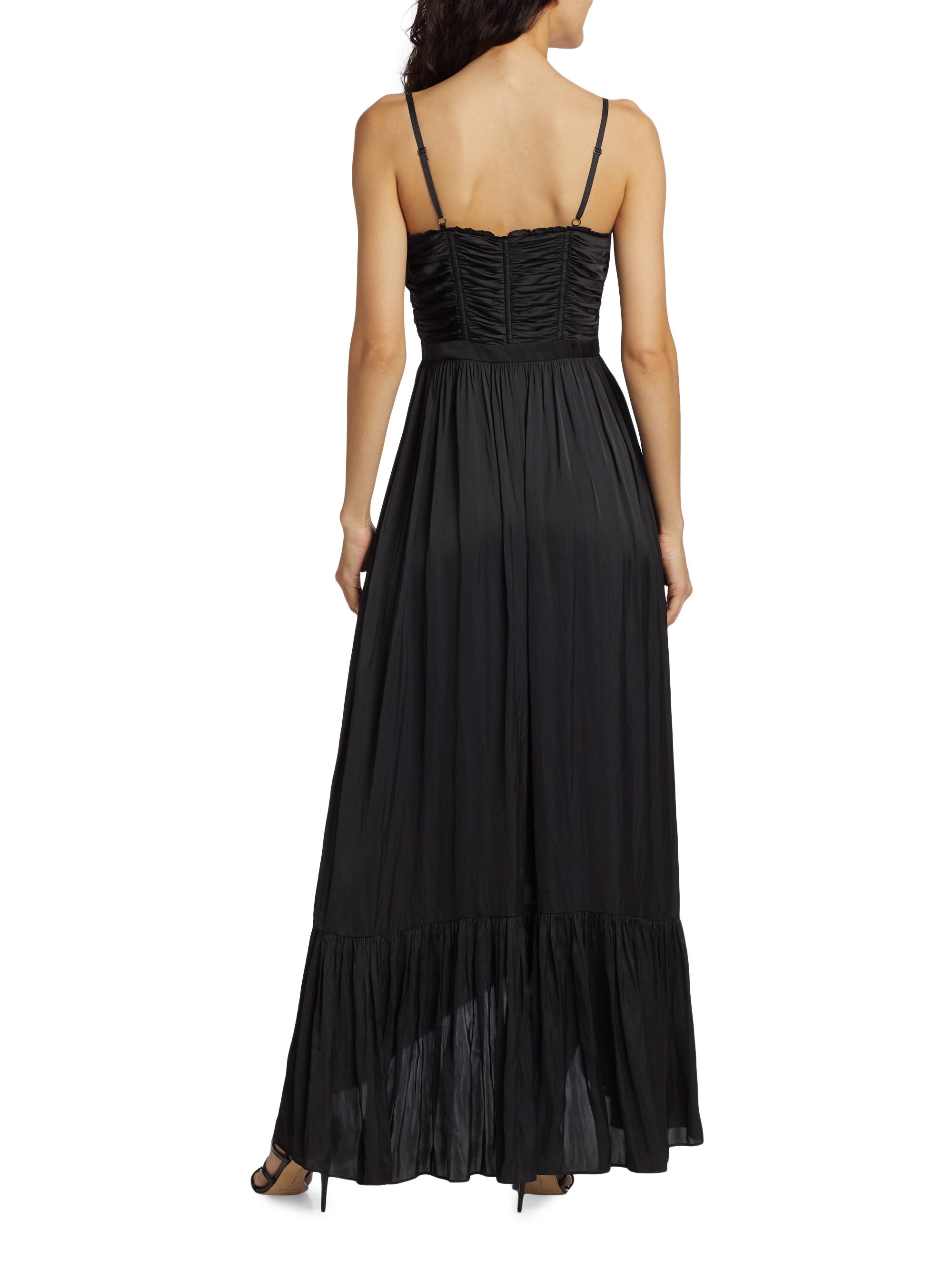 Ramy Brook Braelyn Shirred Wrap Maxi Dress | Saks Fifth Avenue