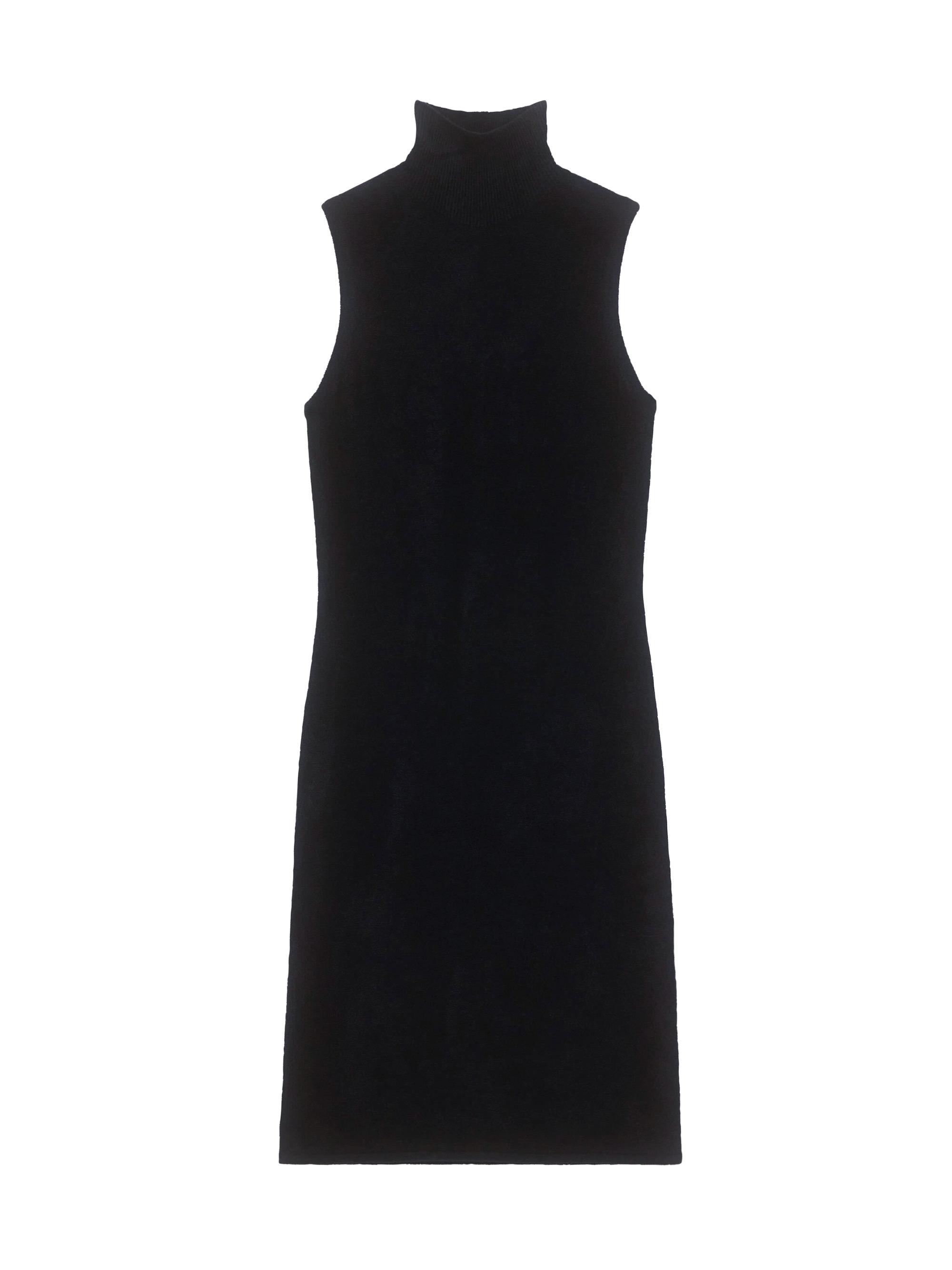 Shop Theory Micro Velvet Turtleneck Sheath Dress | Saks Fifth Avenue