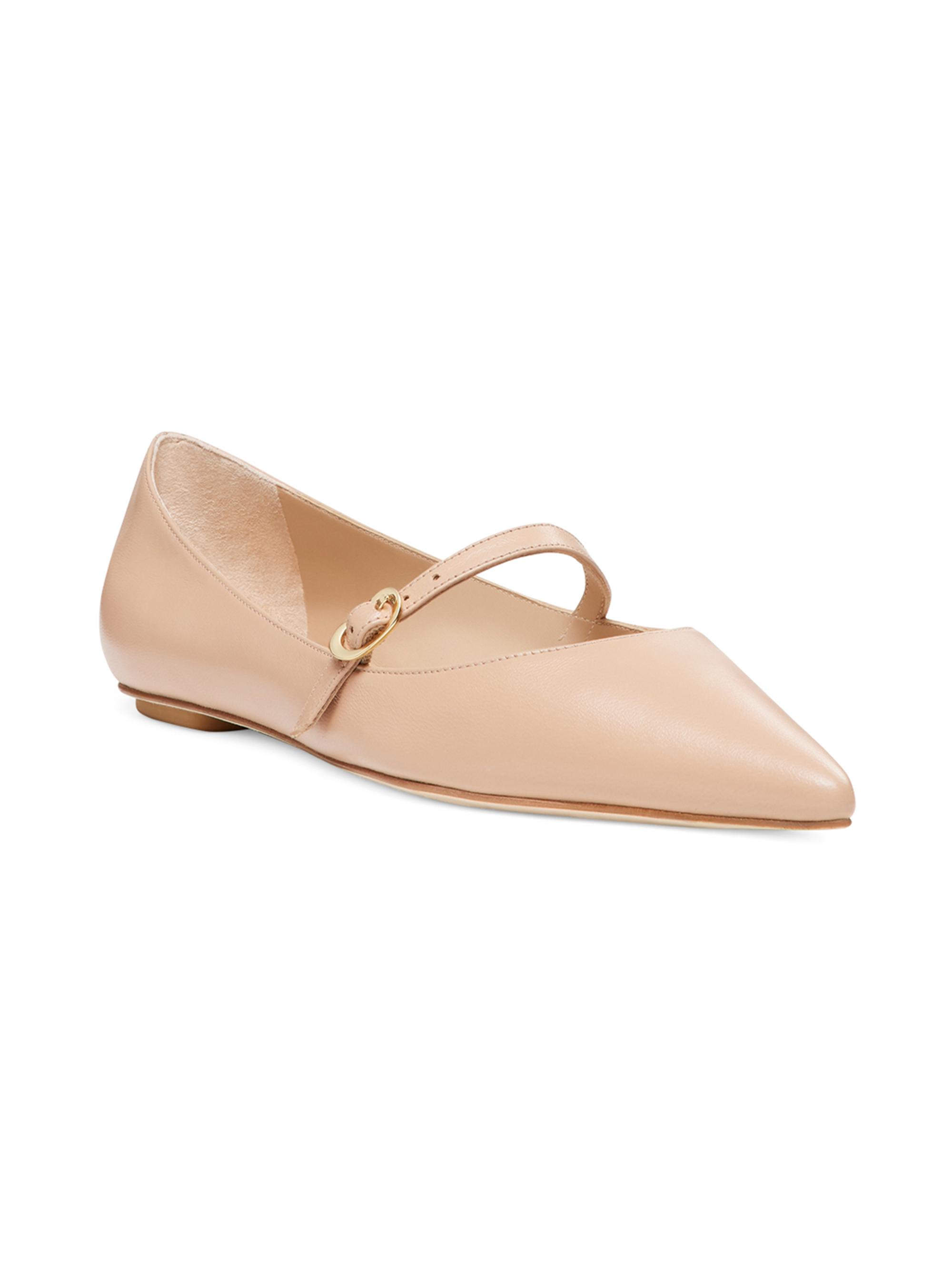 Stuart Weitzman Emilia Leather Mary Jane Ballet Flats | Saks Fifth Avenue