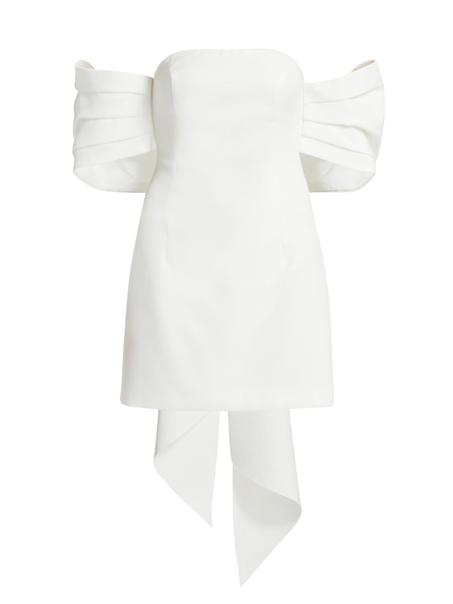 Shop Elliatt Disco Hour Calypso Bow Minidress | Saks Fifth Avenue