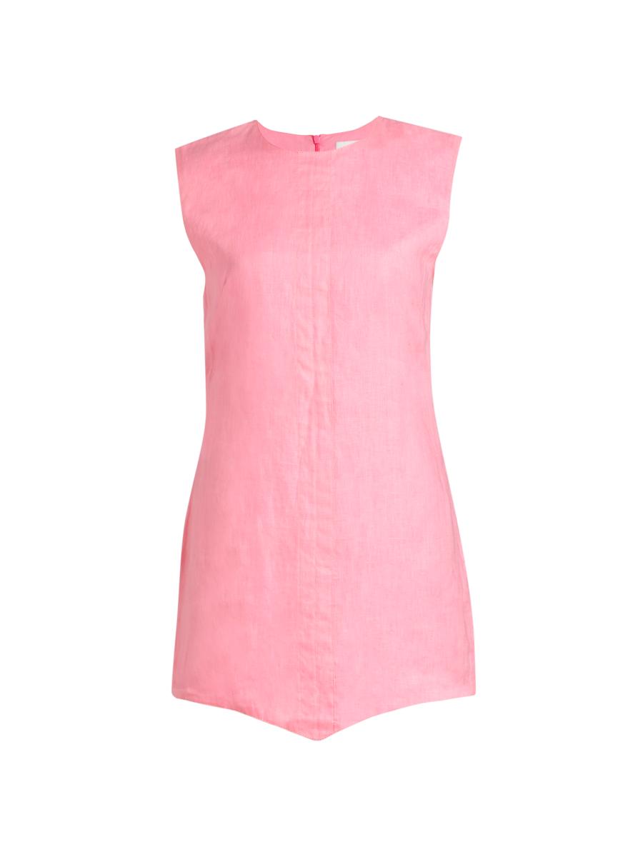 SWF Center Point Linen Minidress | Saks Fifth Avenue