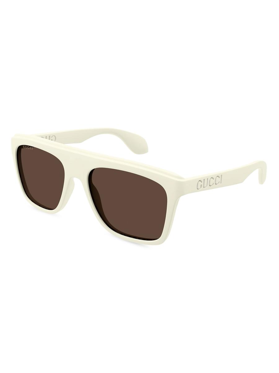 Gucci Twinsburg GG1570S 57MM Square Sunglasses | Saks Fifth Avenue