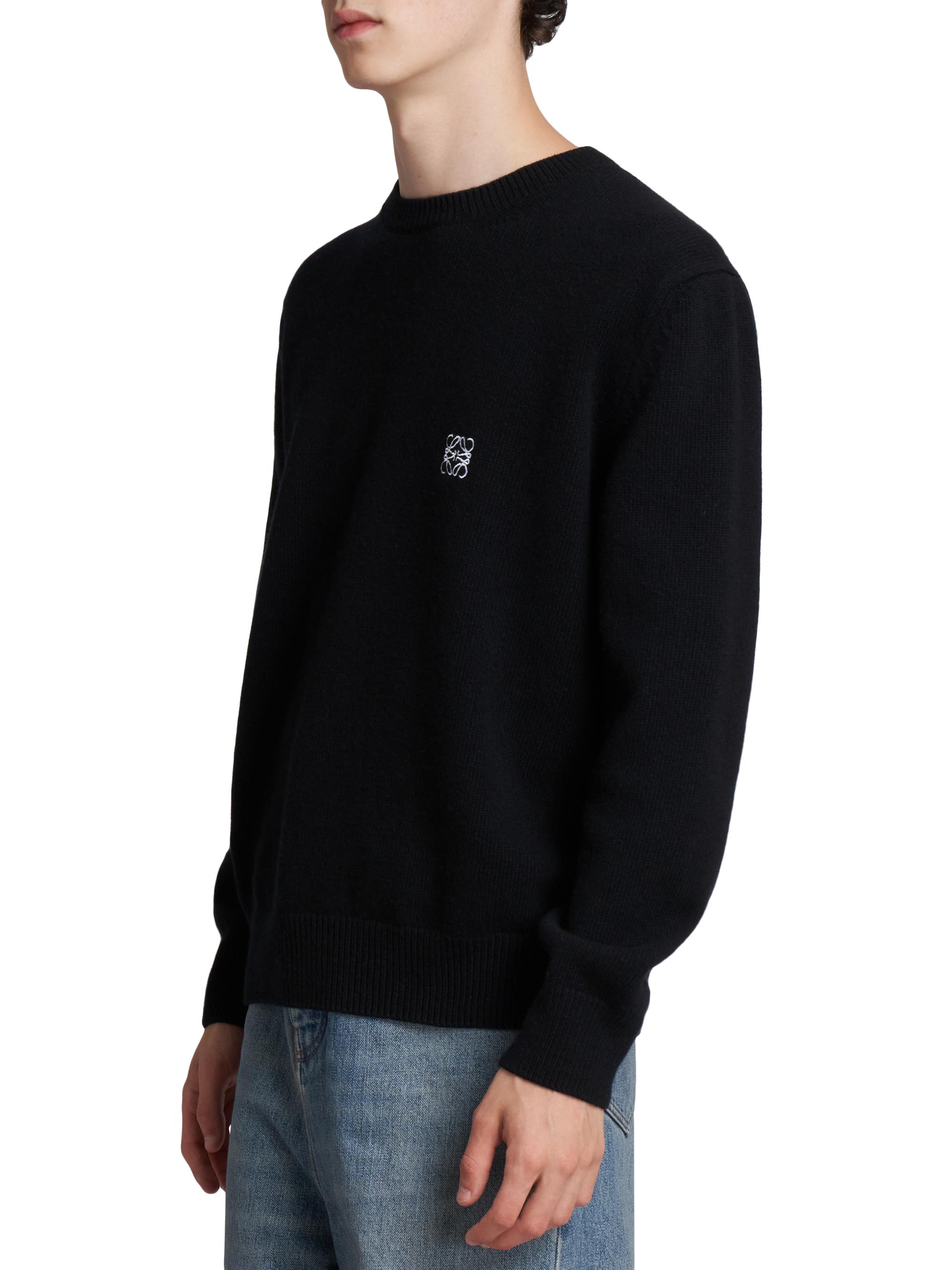 LOEWE Logo Wool Crewneck Sweater | Saks Fifth Avenue