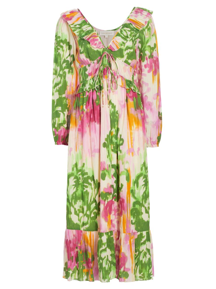 Love the Label Taylor Floral Cotton Dress | Saks Fifth Avenue