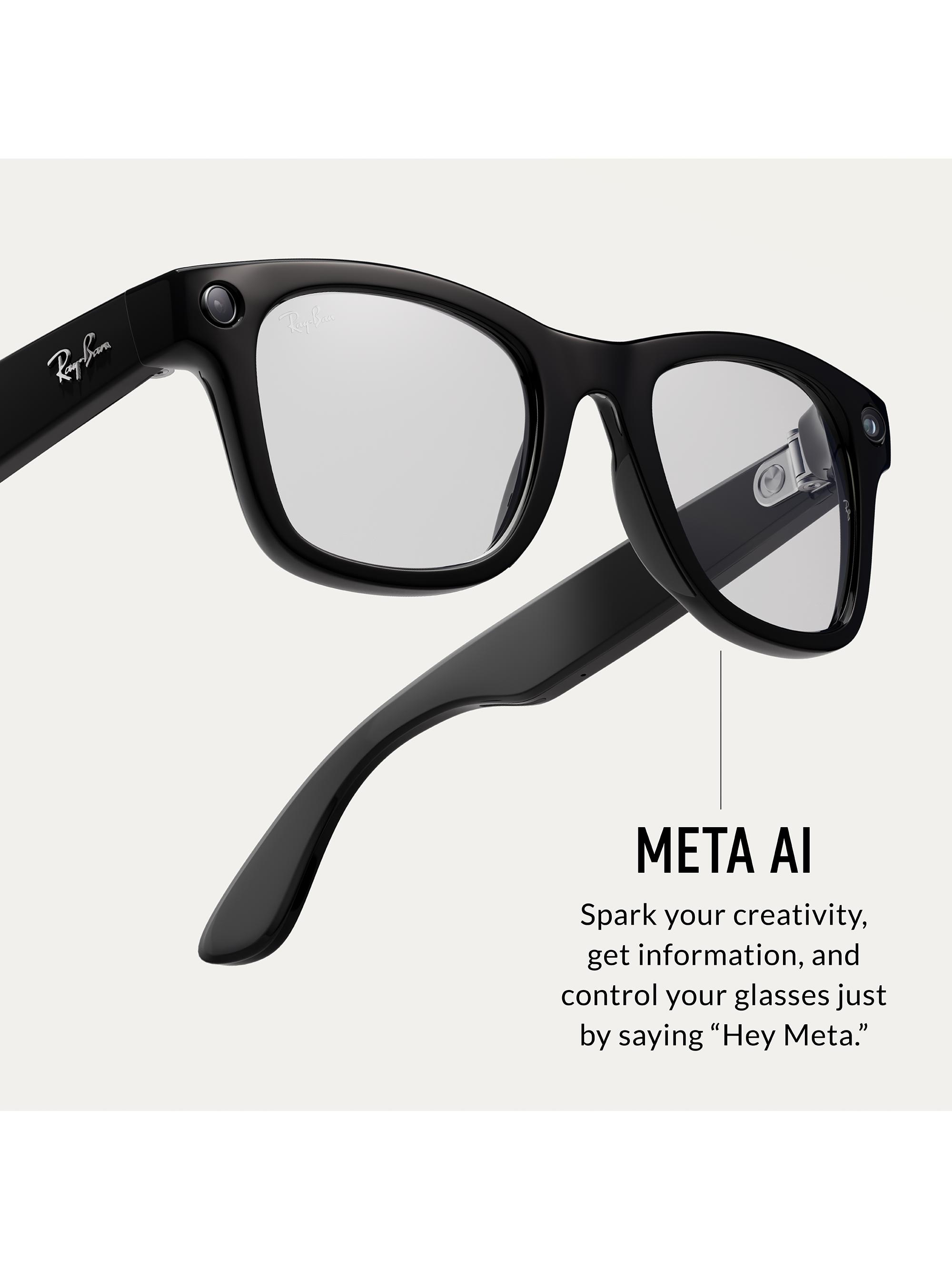 Ray-Ban RW4008 53MM Ray-Ban Meta Wayfarer Large Smart Glasses | Saks ...