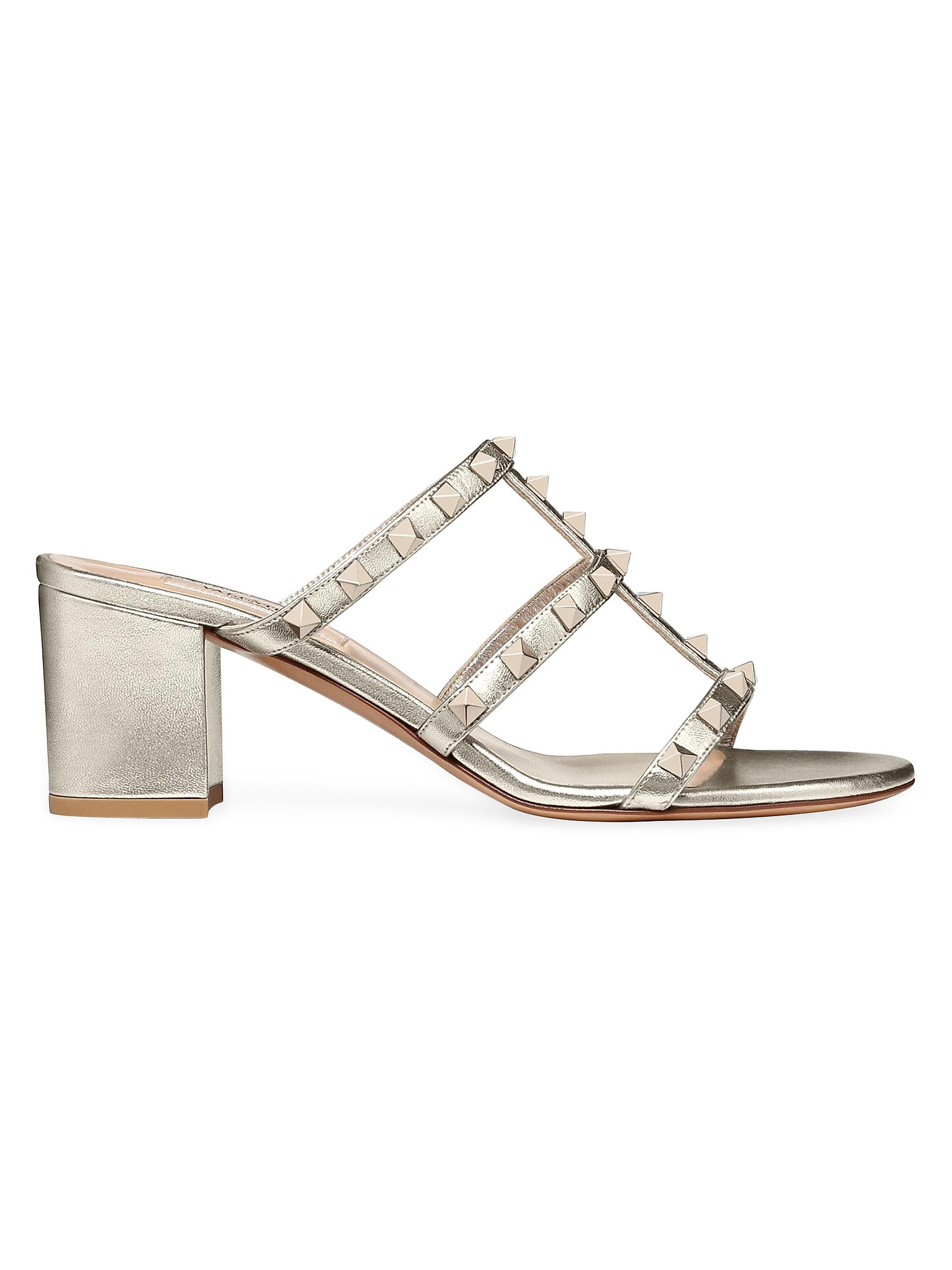 Women's Silver Designer Heels | Saks Fifth Avenue