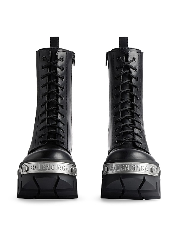 Shop Balenciaga Bulldozer Lace-Up Boots | Saks Fifth Avenue Shop Balenciaga Bulldozer Lace-Up Boots | Saks Fifth Avenue